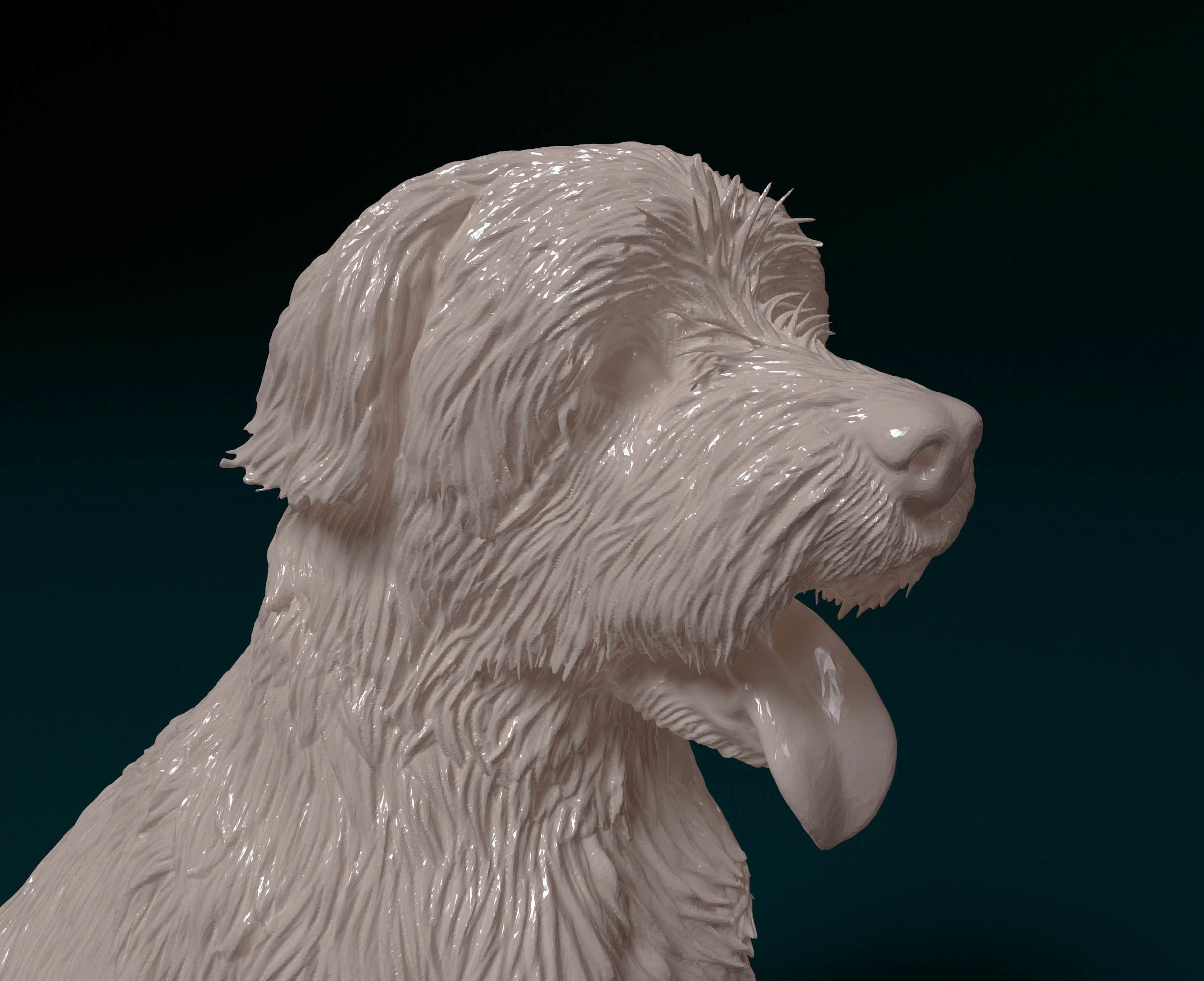 Catalan Sheepdog 3D model 3D printable | CGTrader