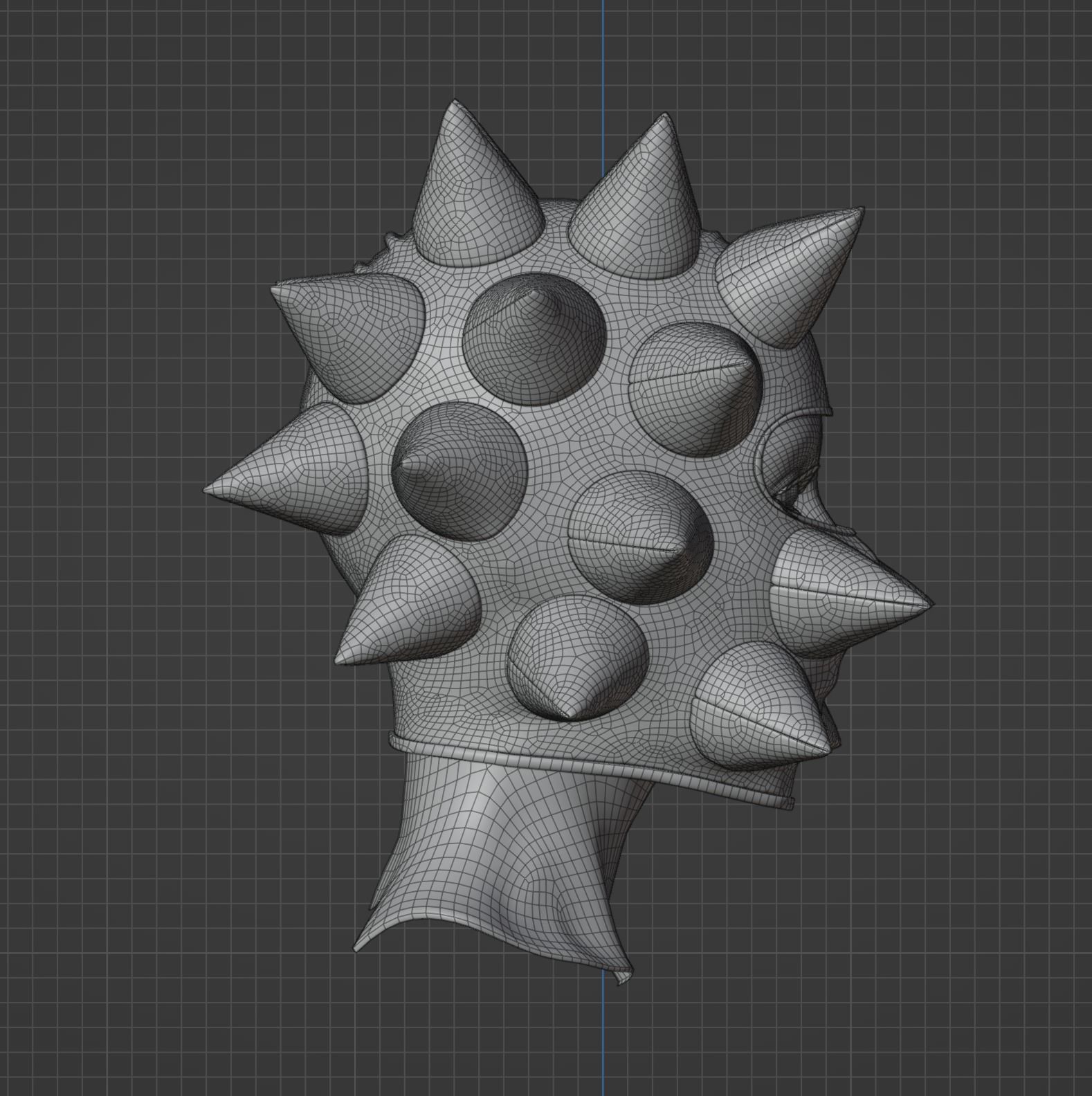 3D model Balaclava mask spike concept VR / AR / low-poly | CGTrader