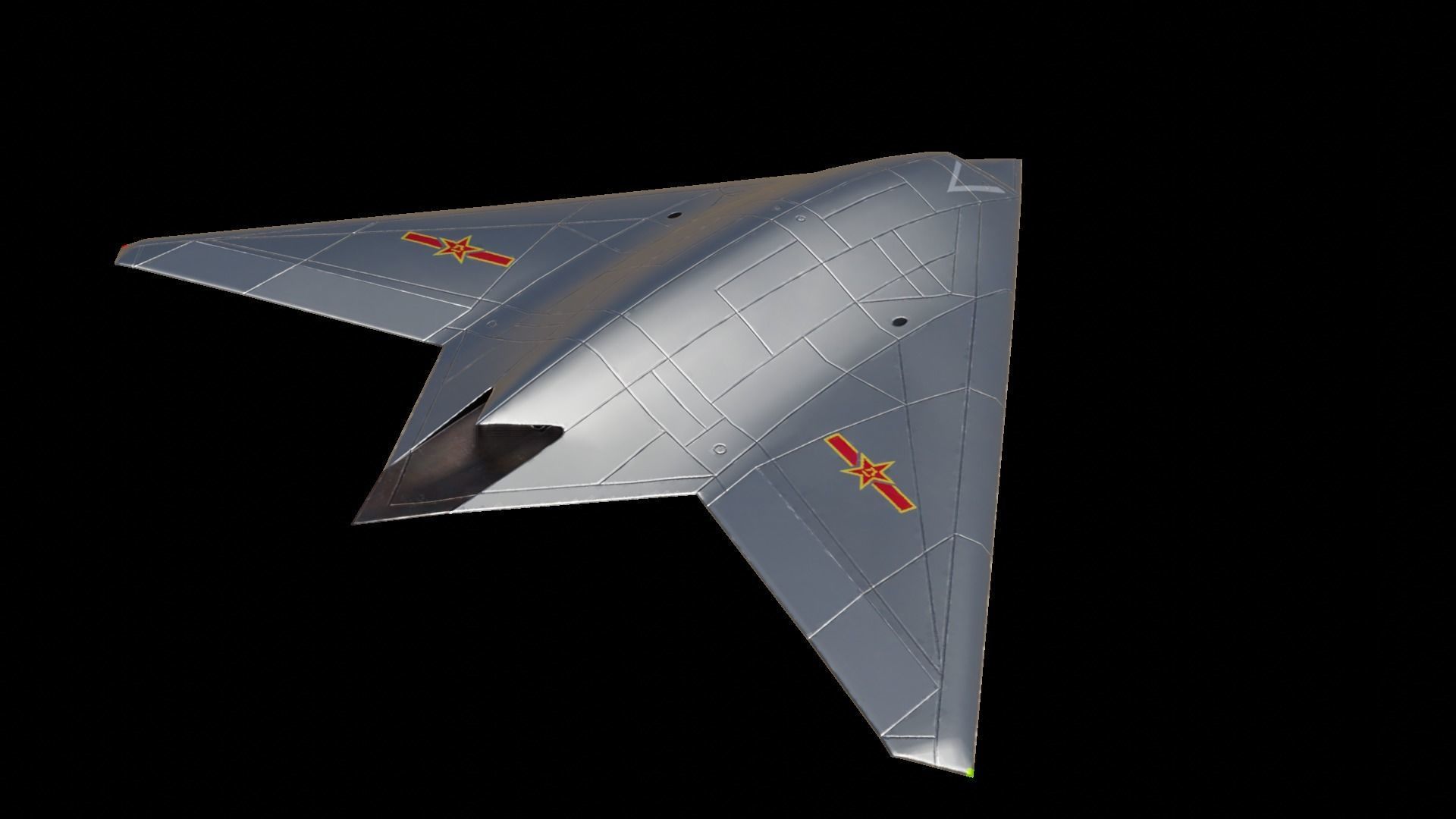 3D model Hongdu GJ-11 Sharp Sword VR / AR / low-poly | CGTrader