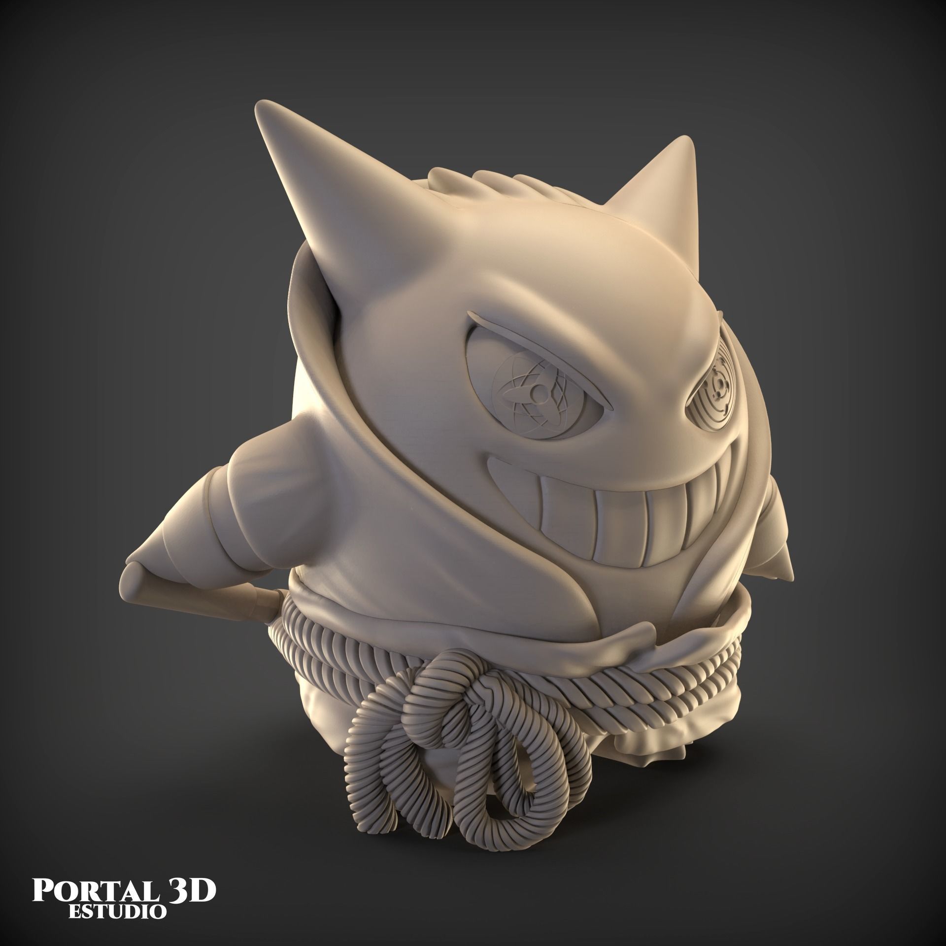 GENGAR SASUKE 3D model 3D printable | CGTrader