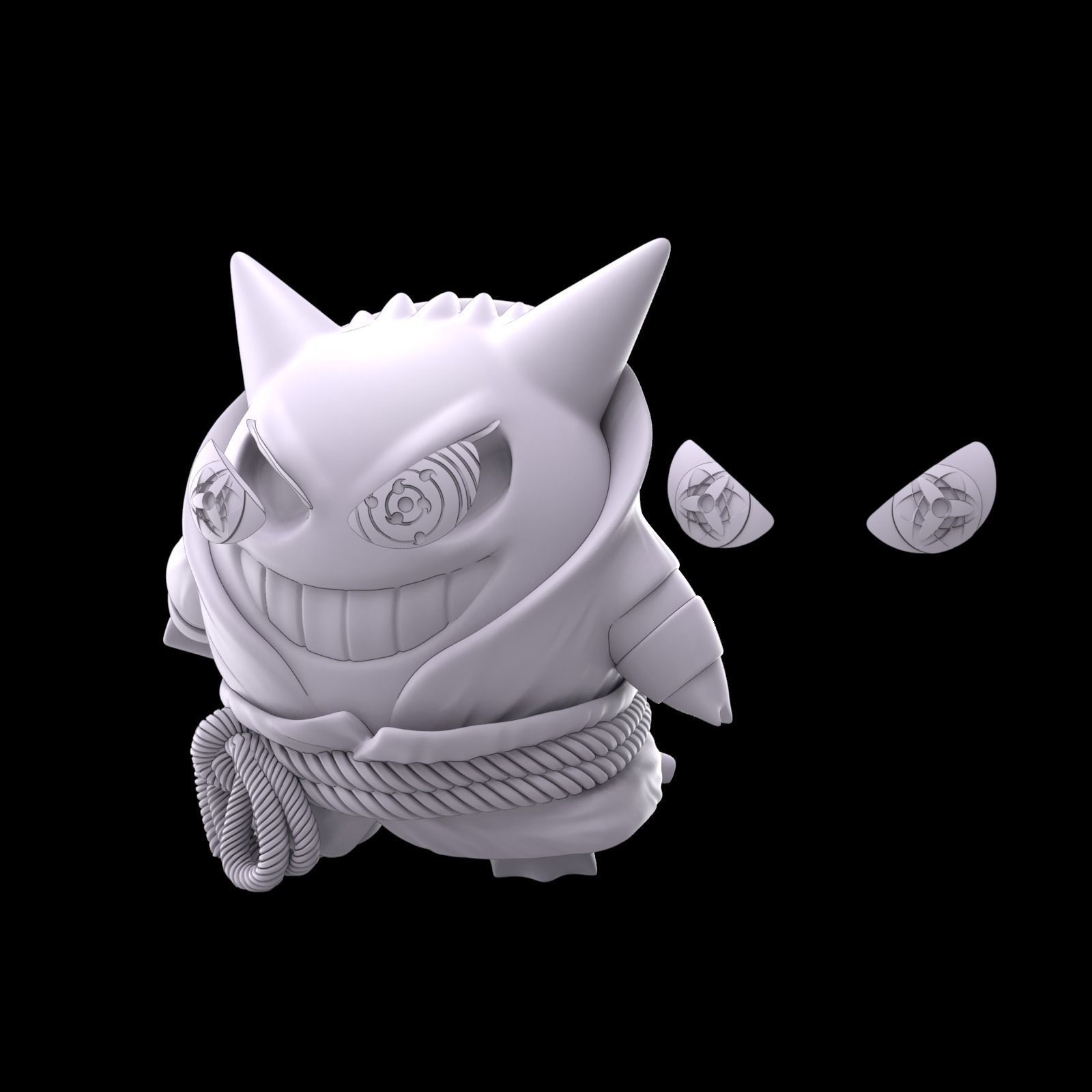 GENGAR SASUKE 3D model 3D printable | CGTrader