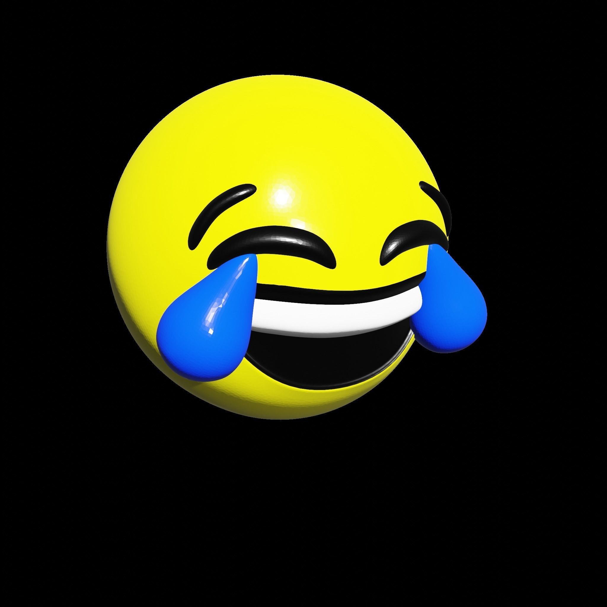 ROFLMAO 3D Emoji 3D model 3D printable | CGTrader