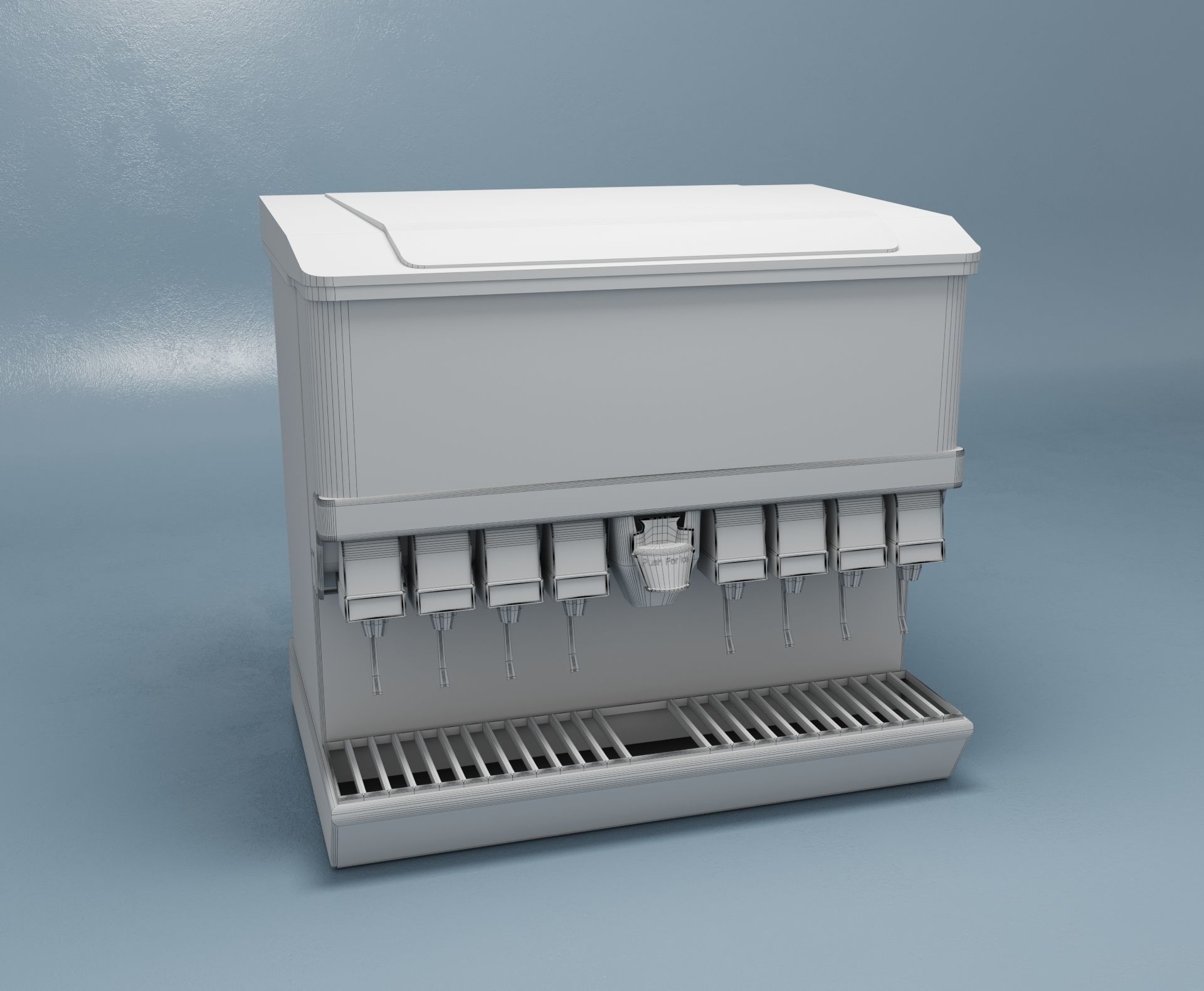 Soda Drink Machine 3D model | CGTrader