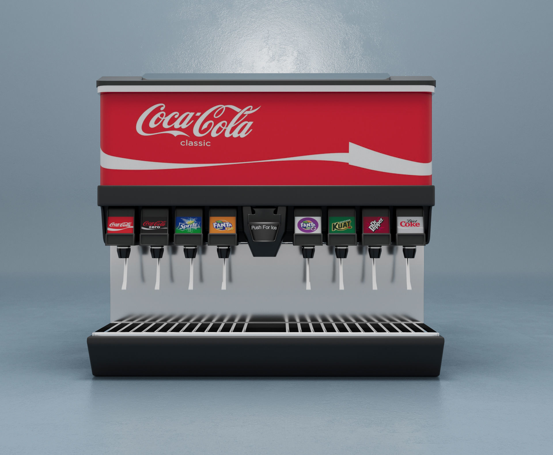 Soda Drink Machine 3D model | CGTrader