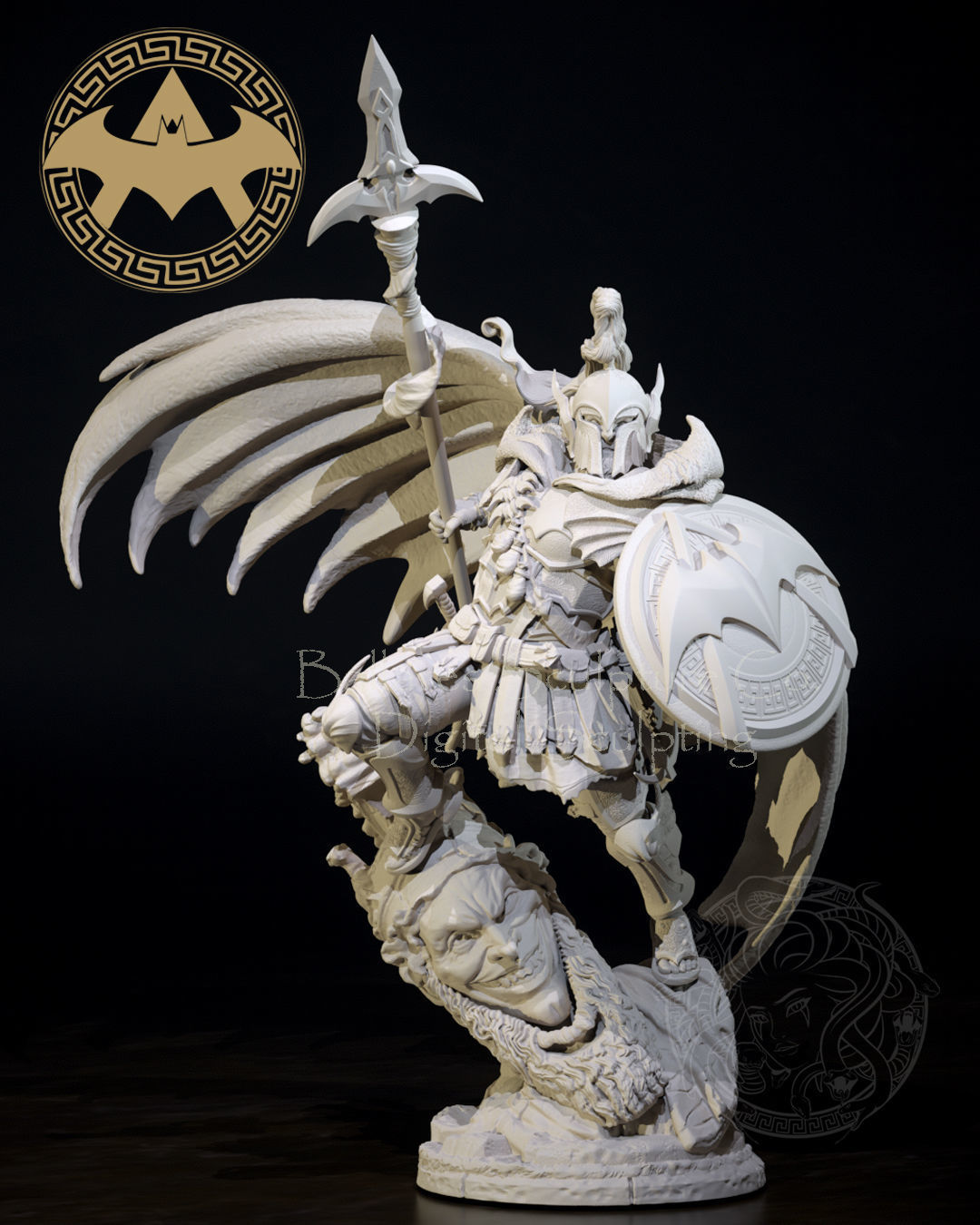 SPARTAN BATMAN BY CREATIVE GEEK MB 3D model 3D printable | CGTrader