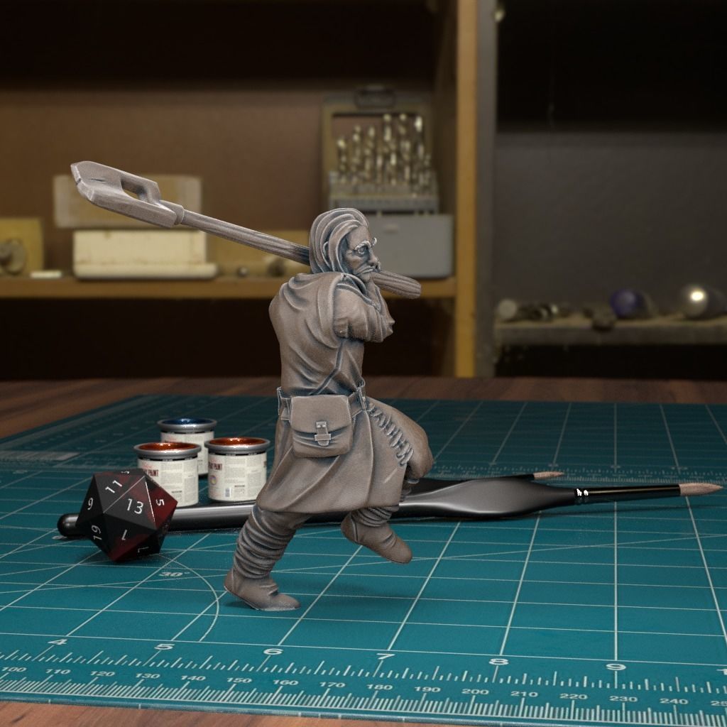 Mob Villager 05 - Pre-Supported 3D model 3D printable | CGTrader