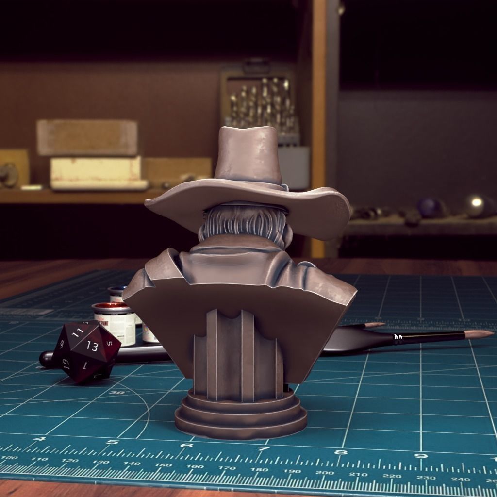 Curse of Strahd - Rictavio Bust - Pre-Supported 3D model 3D printable ...