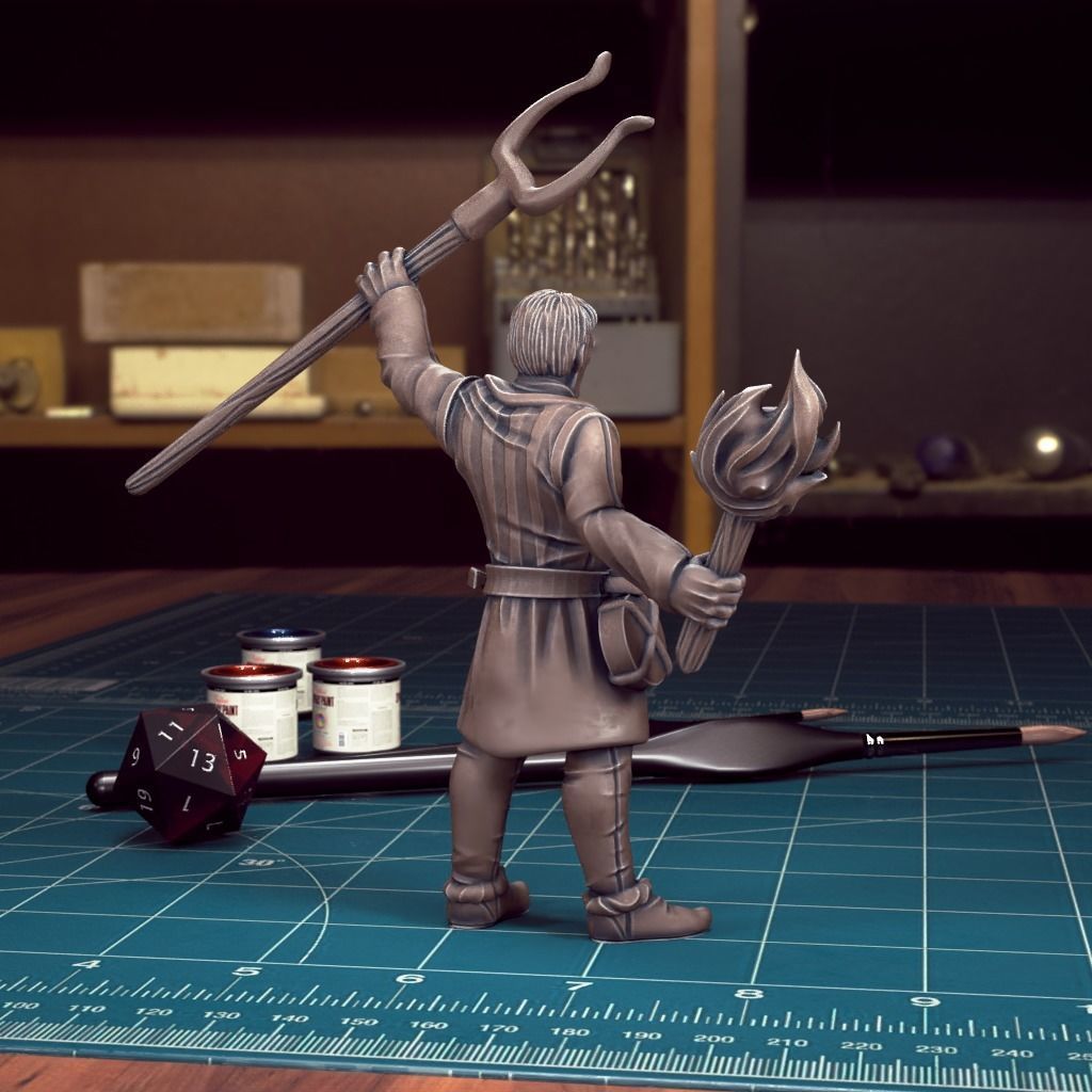 Mob Villager 15 - Pre-Supported 3D model 3D printable | CGTrader