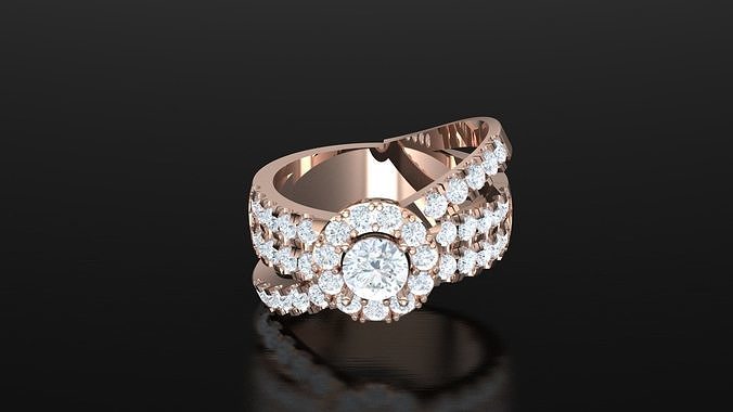 Women Ring RG 8 3D model 3D printable | CGTrader