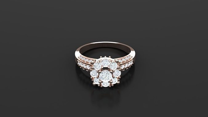 Women Ring RG 17 3D model 3D printable | CGTrader