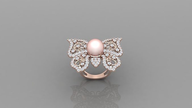 Women Ring RG 13 3D model 3D printable | CGTrader