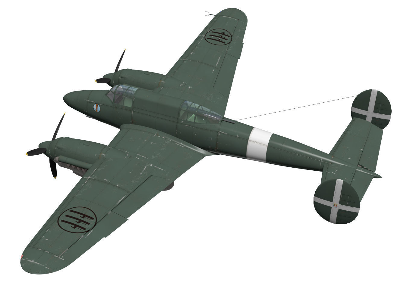 IMAM Ro58 3D model | CGTrader