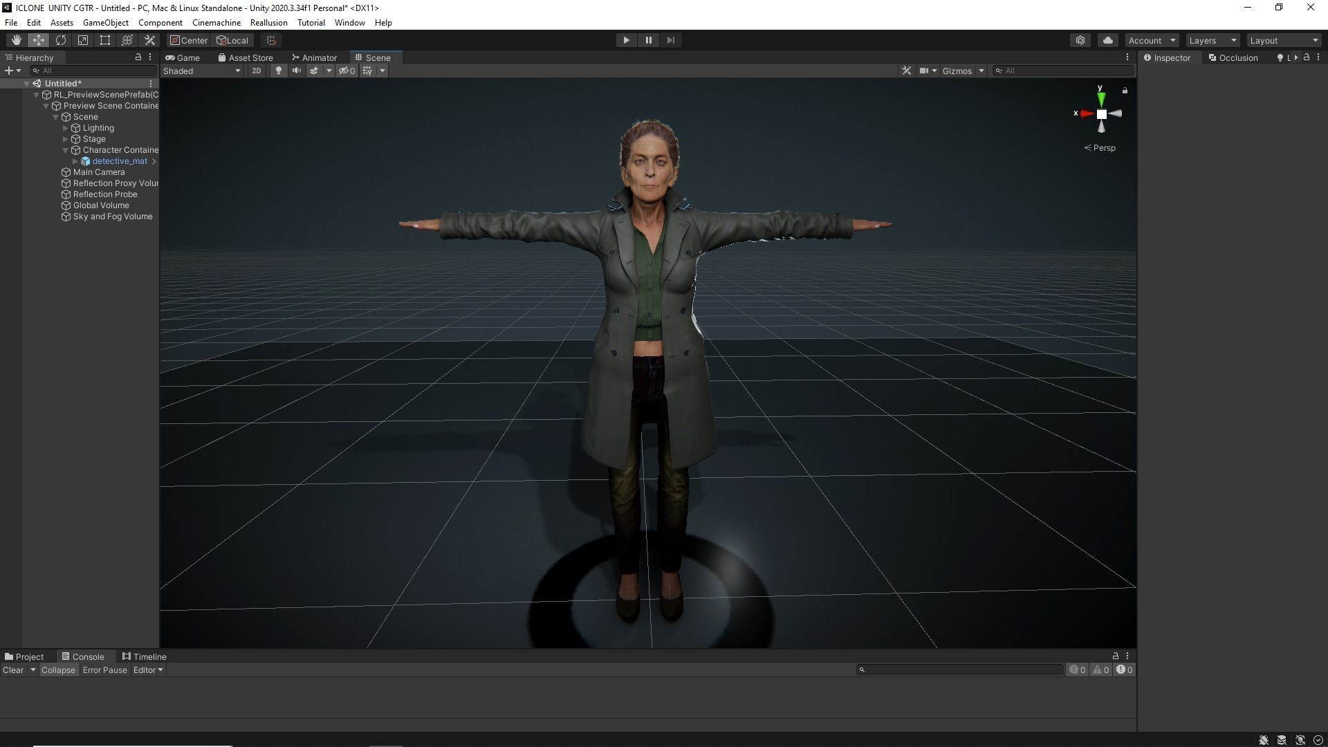 3D model Detective mature woman - Rigged and Blendshapes VR / AR / low-poly | CGTrader