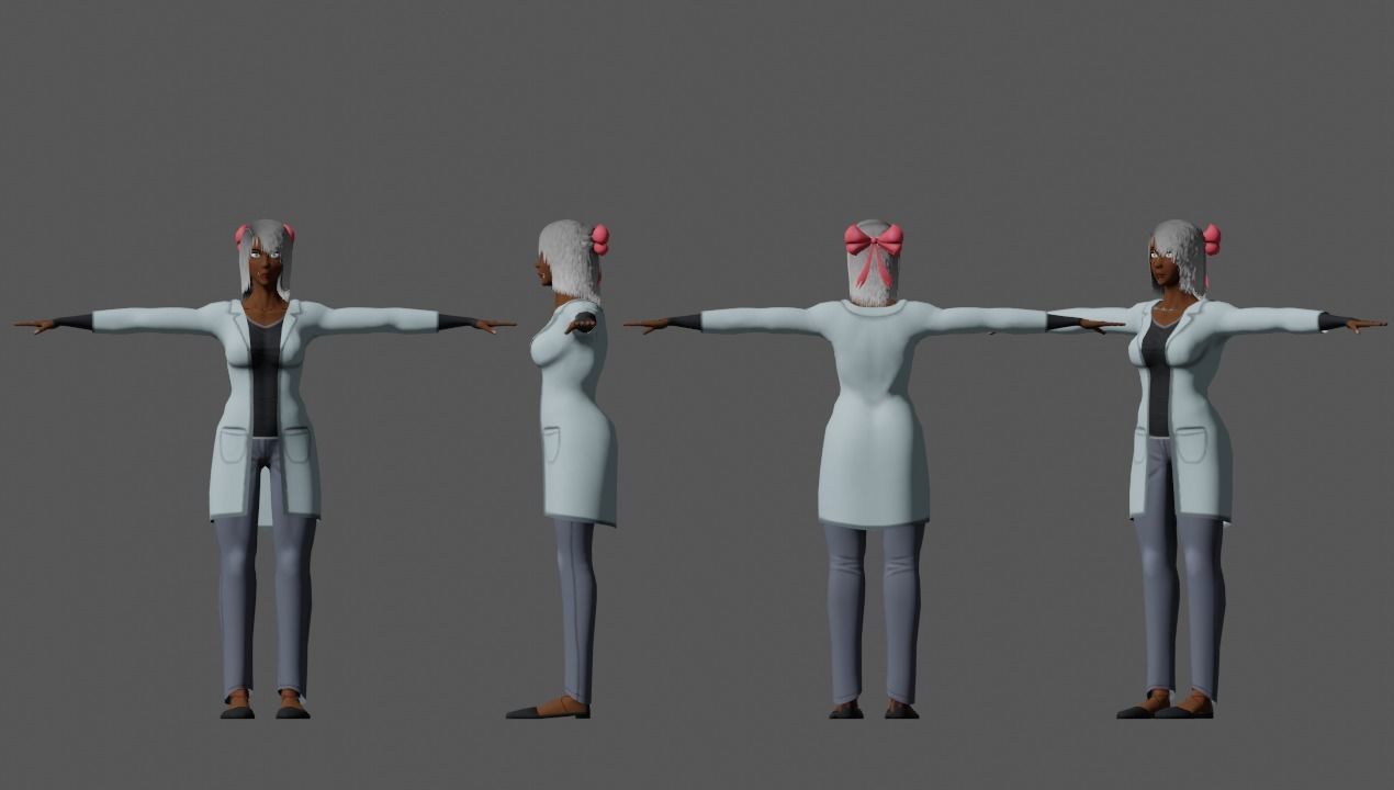 3D model FemaleCharacterRig3 VR / AR / low-poly | CGTrader