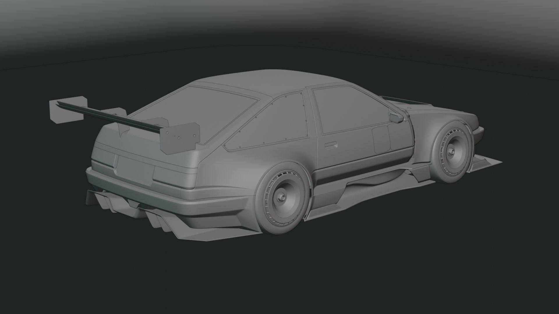 Toyota AE86 Vision 3D model | CGTrader