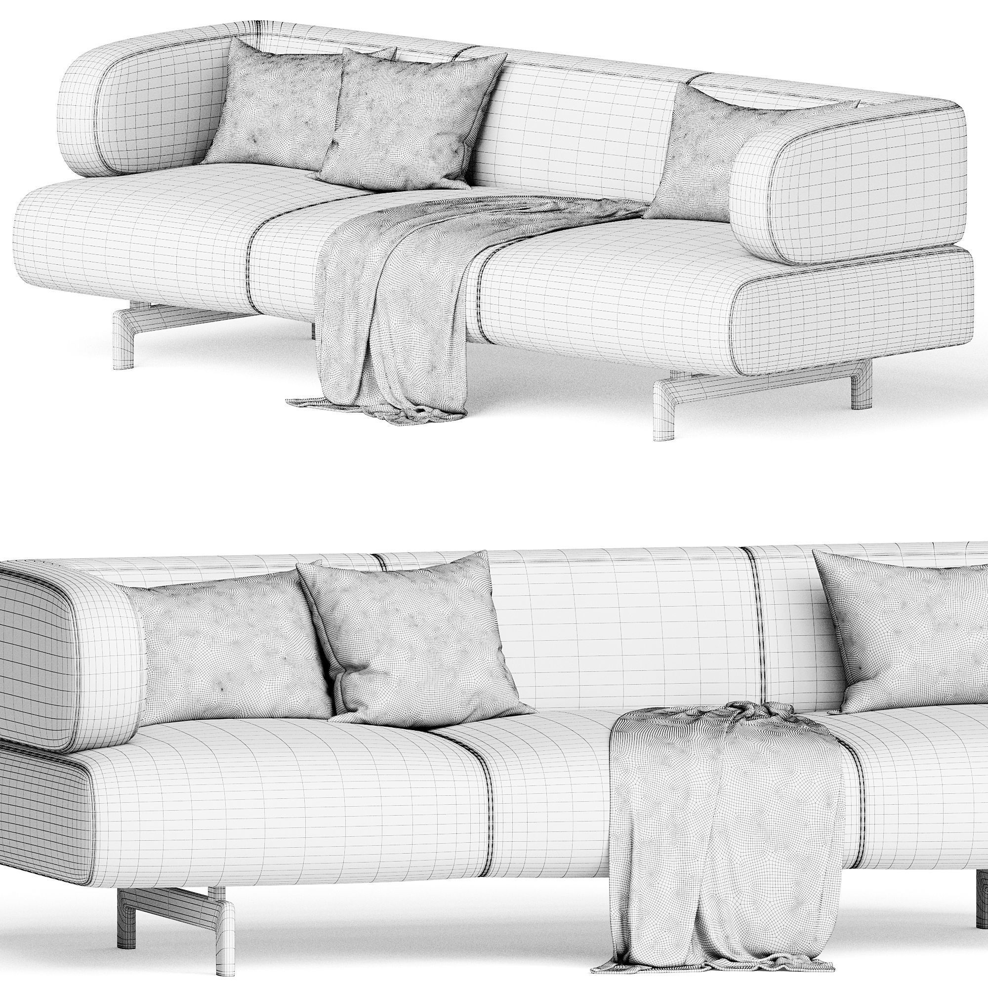 Soren Sofa 3D model | CGTrader