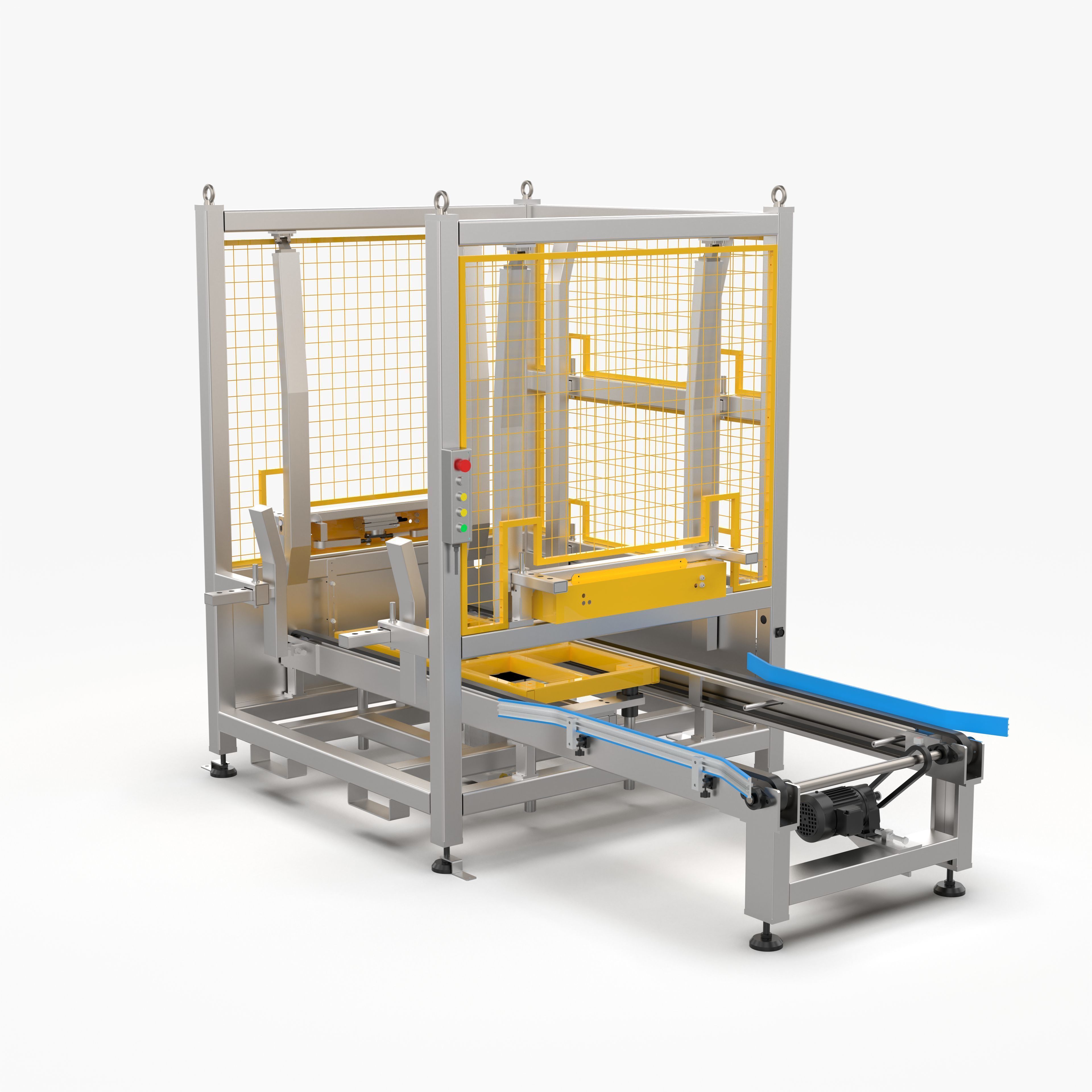 Automatic Depalletizer Pallet Warehouse 3D model | CGTrader