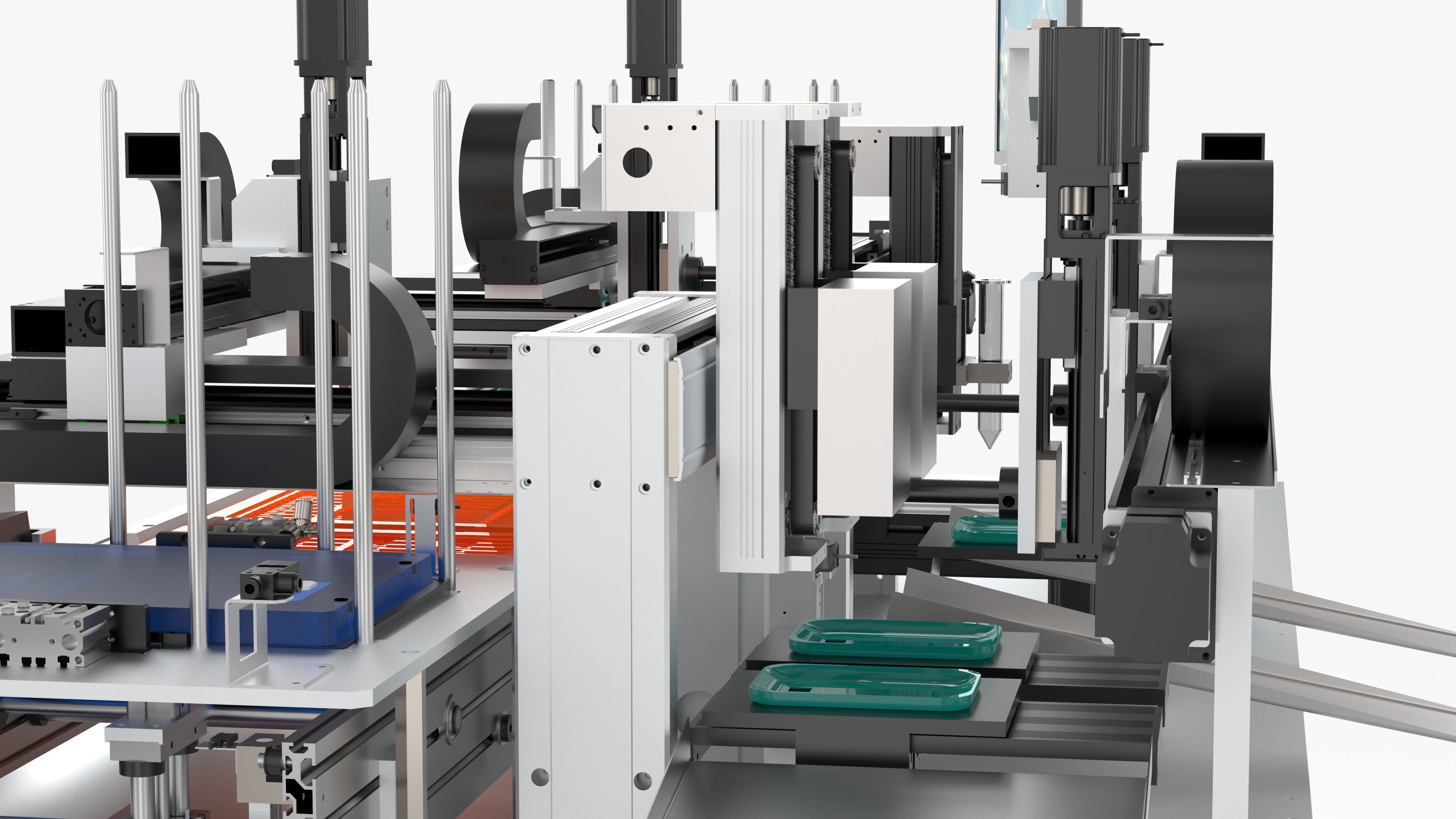 Automatic Film Fingerprint Recognition Assembly Machine 3D model | CGTrader