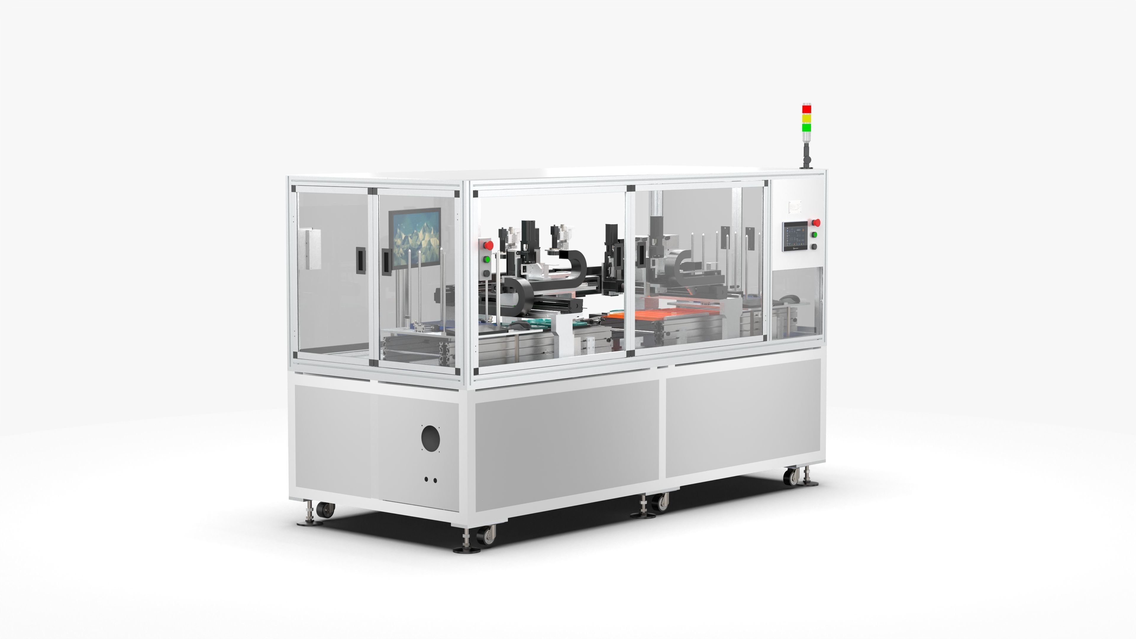 Automatic Film Fingerprint Recognition Assembly Machine 3D model | CGTrader