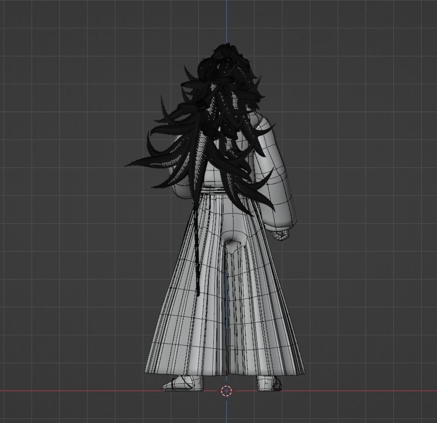 Kokushibo - Demon Slayer 3D model rigged | CGTrader