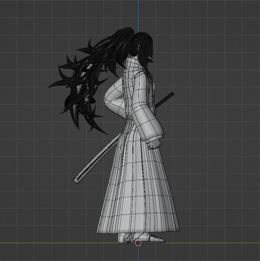 Kokushibo - Demon Slayer 3D model rigged | CGTrader