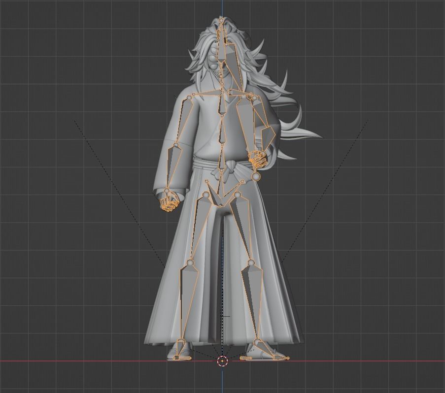 Kokushibo - Demon Slayer 3D model rigged | CGTrader
