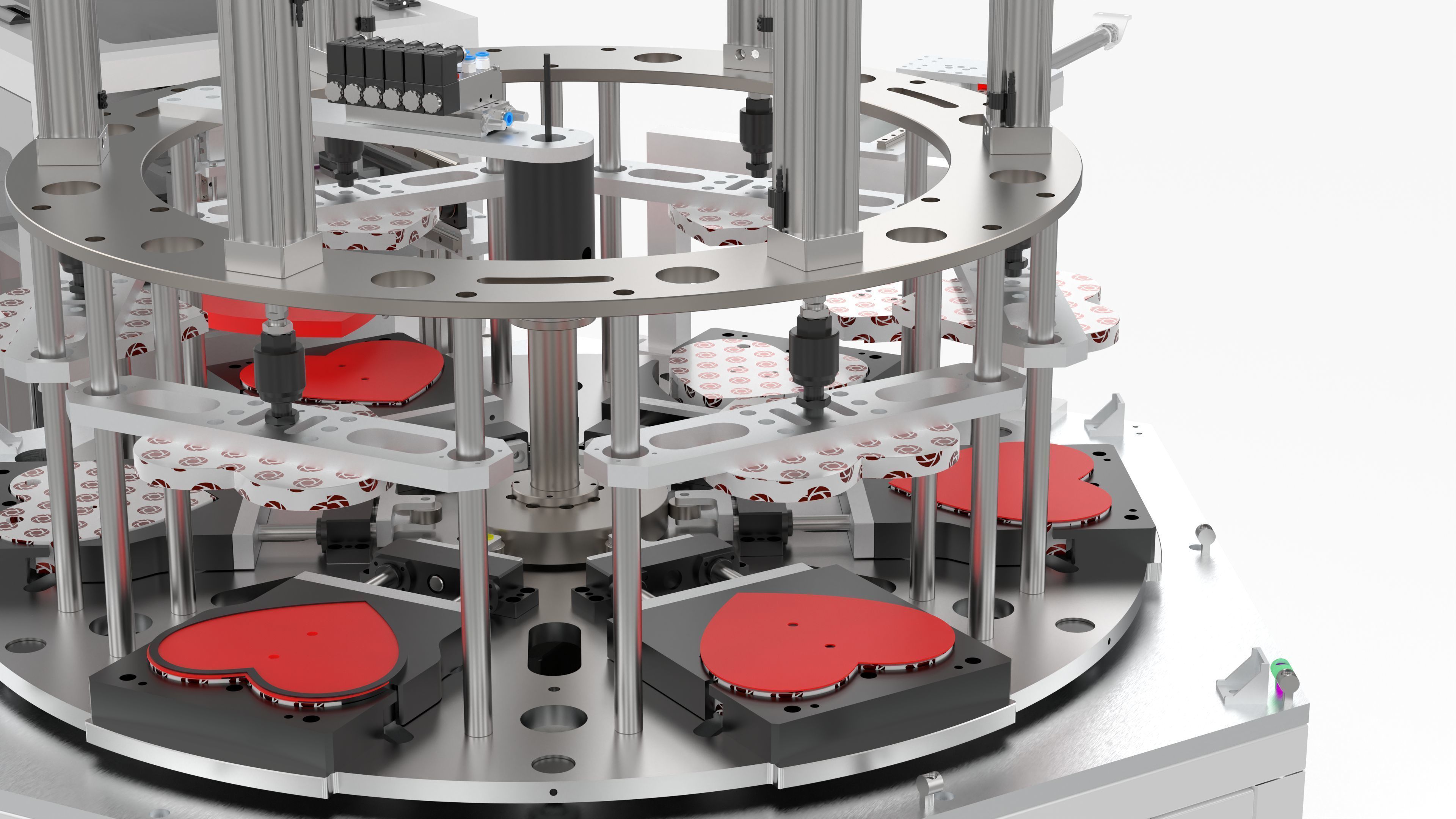 Automatic Chocolate Heart Box Forming Machine 3D model | CGTrader