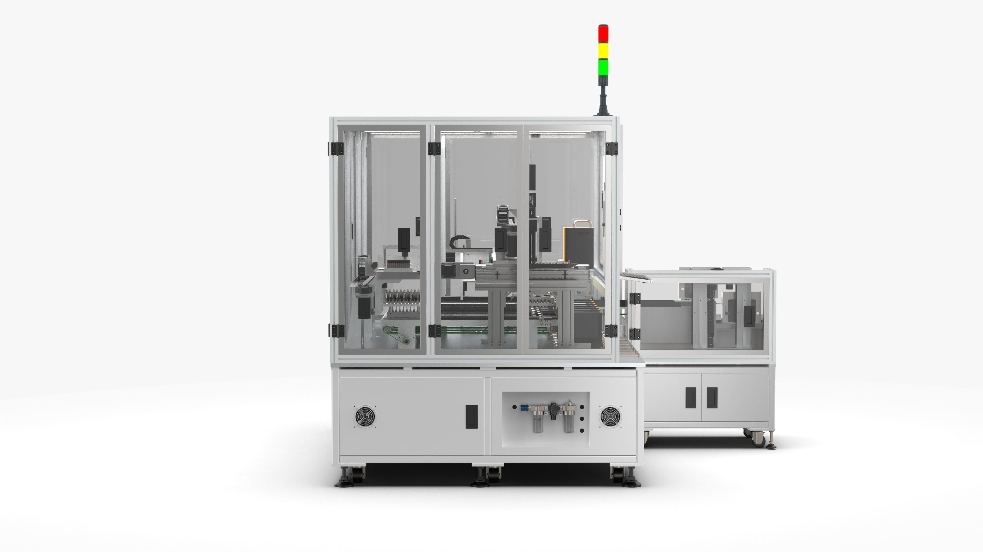 Fully Automatic 18650 Battery Sorting Machine 3D model | CGTrader