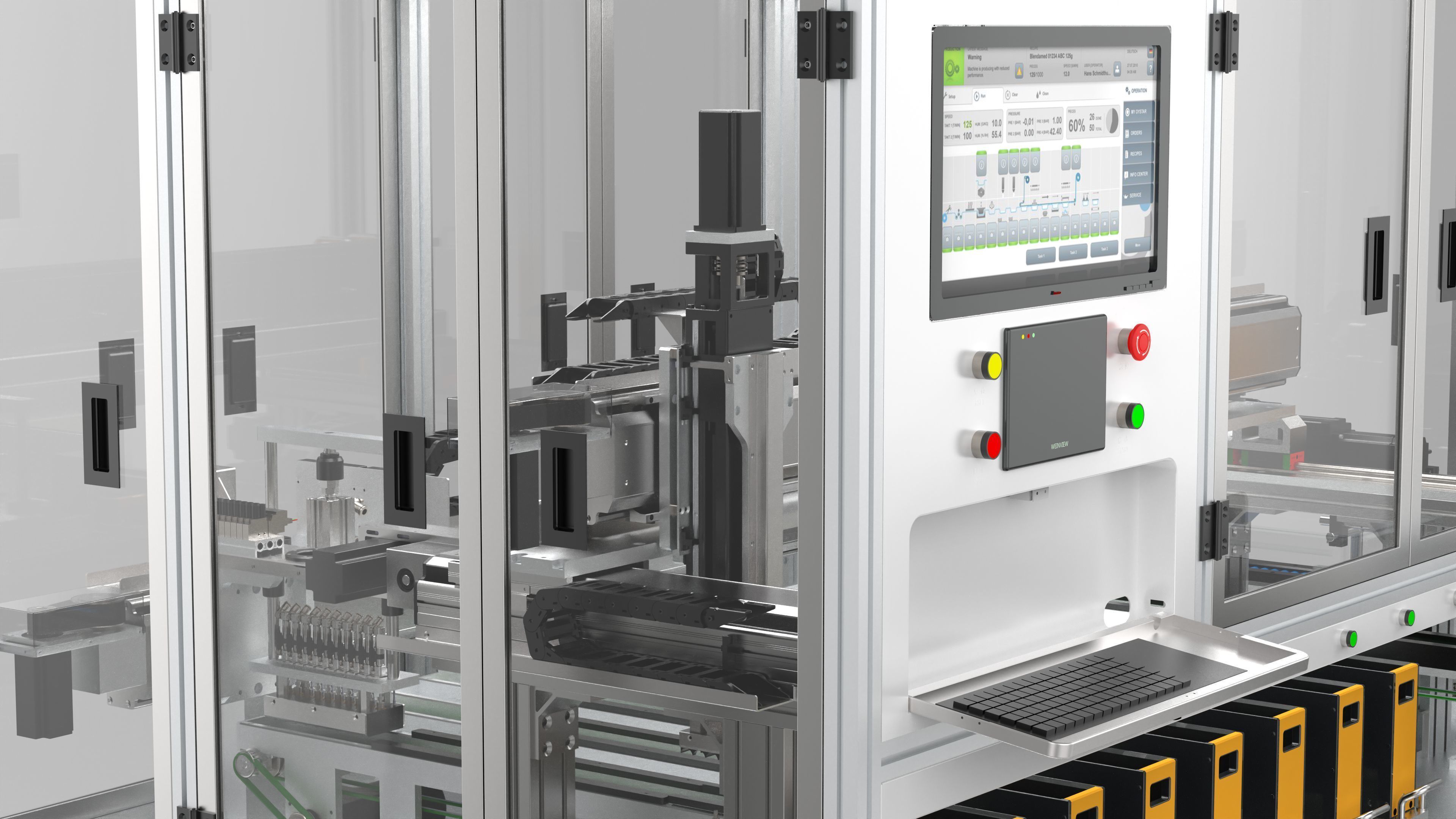 Fully Automatic 18650 Battery Sorting Machine 3D model | CGTrader