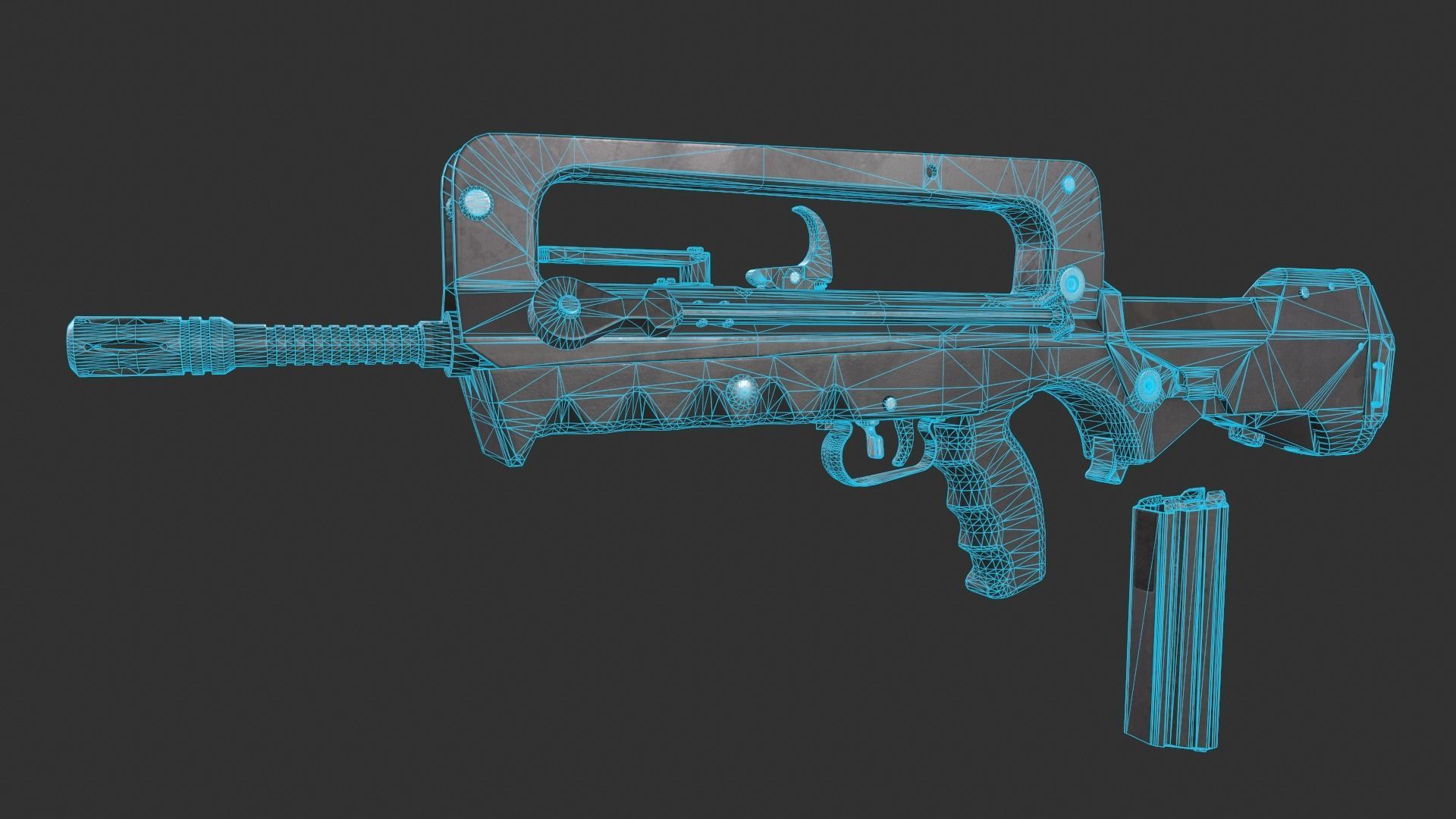 3D model Famas F1 VR / AR / low-poly | CGTrader