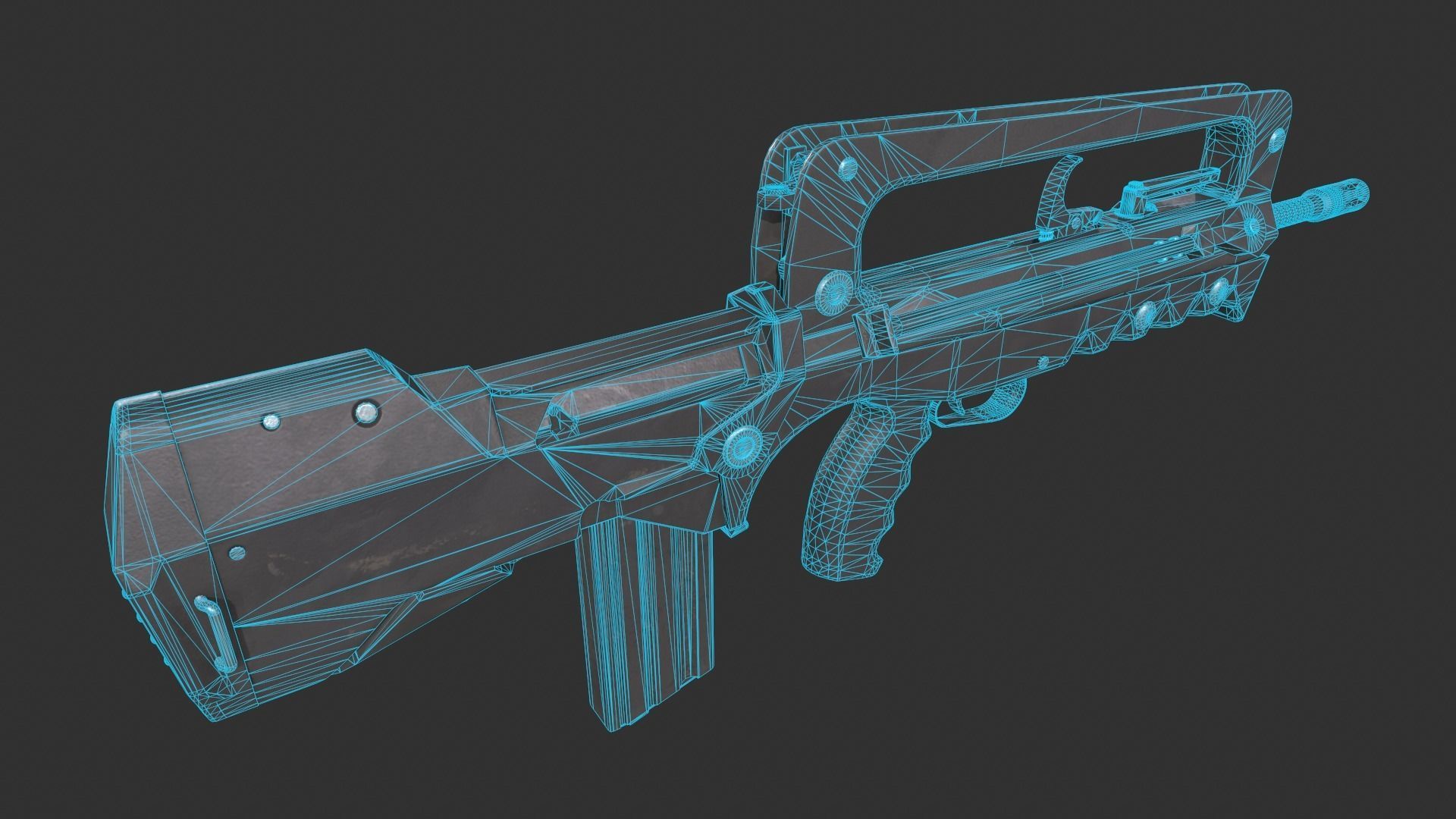 3D model Famas F1 VR / AR / low-poly | CGTrader