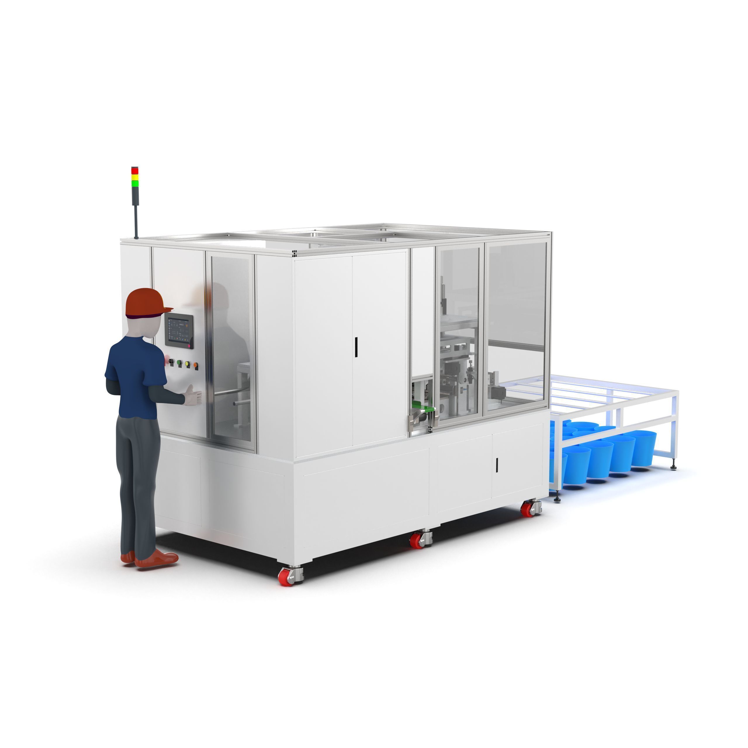 Automatic Bucket Handle Assembly Machine 3D model | CGTrader