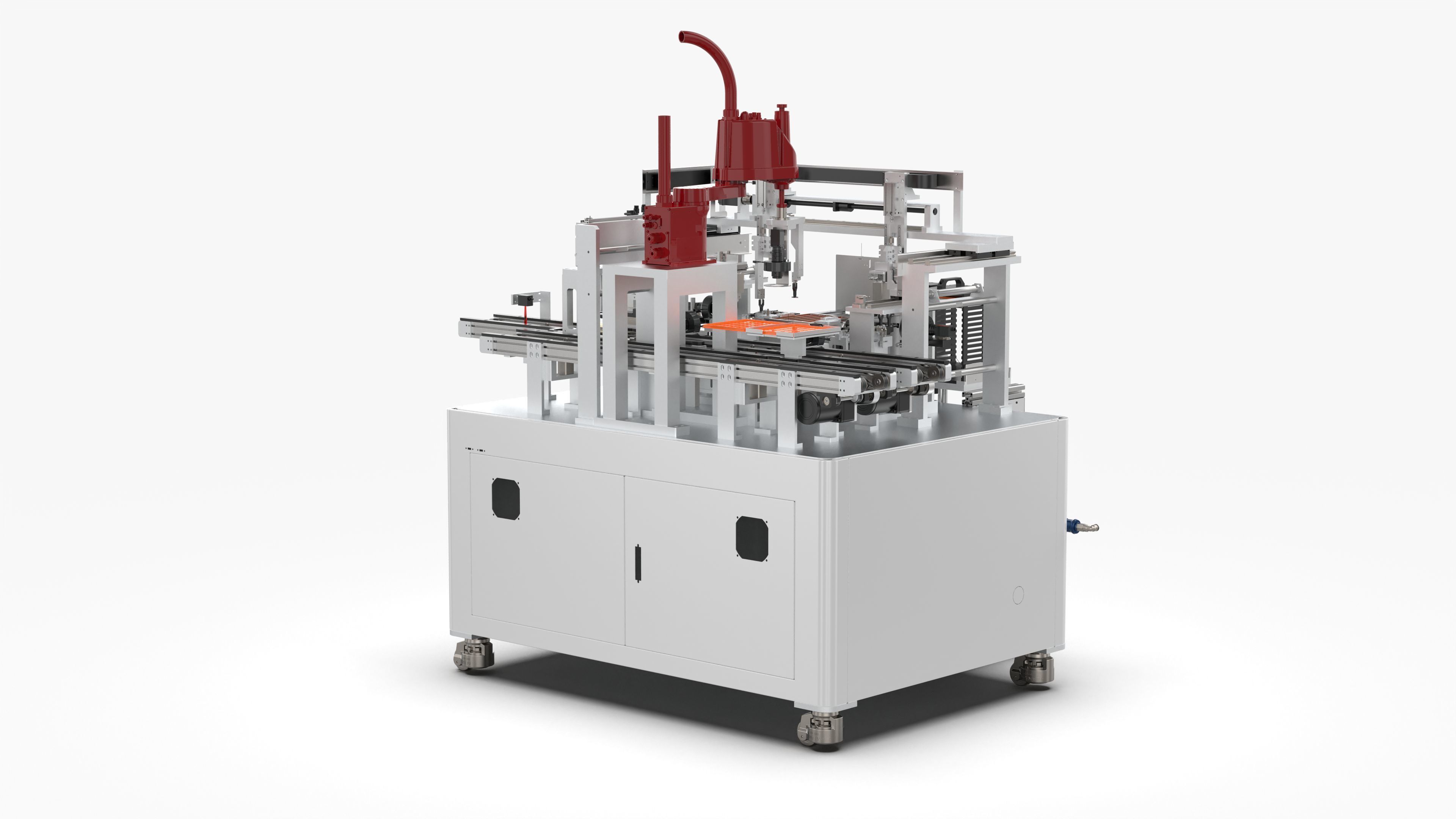 Automatic Battery Arranging Machine 3D model | CGTrader