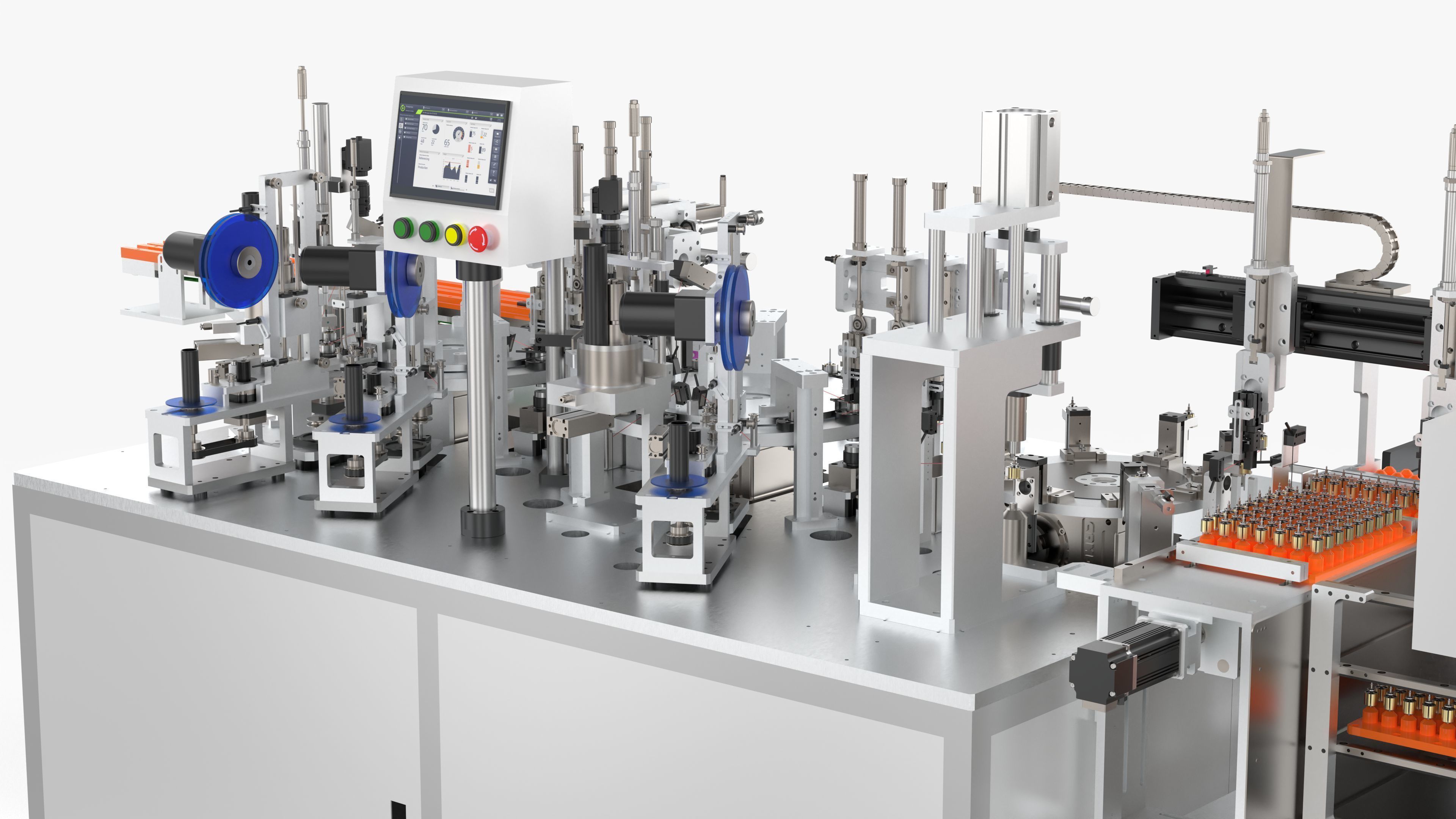 Automatic Rotor Micro Motor Polishing Integrated Machine 3D model ...