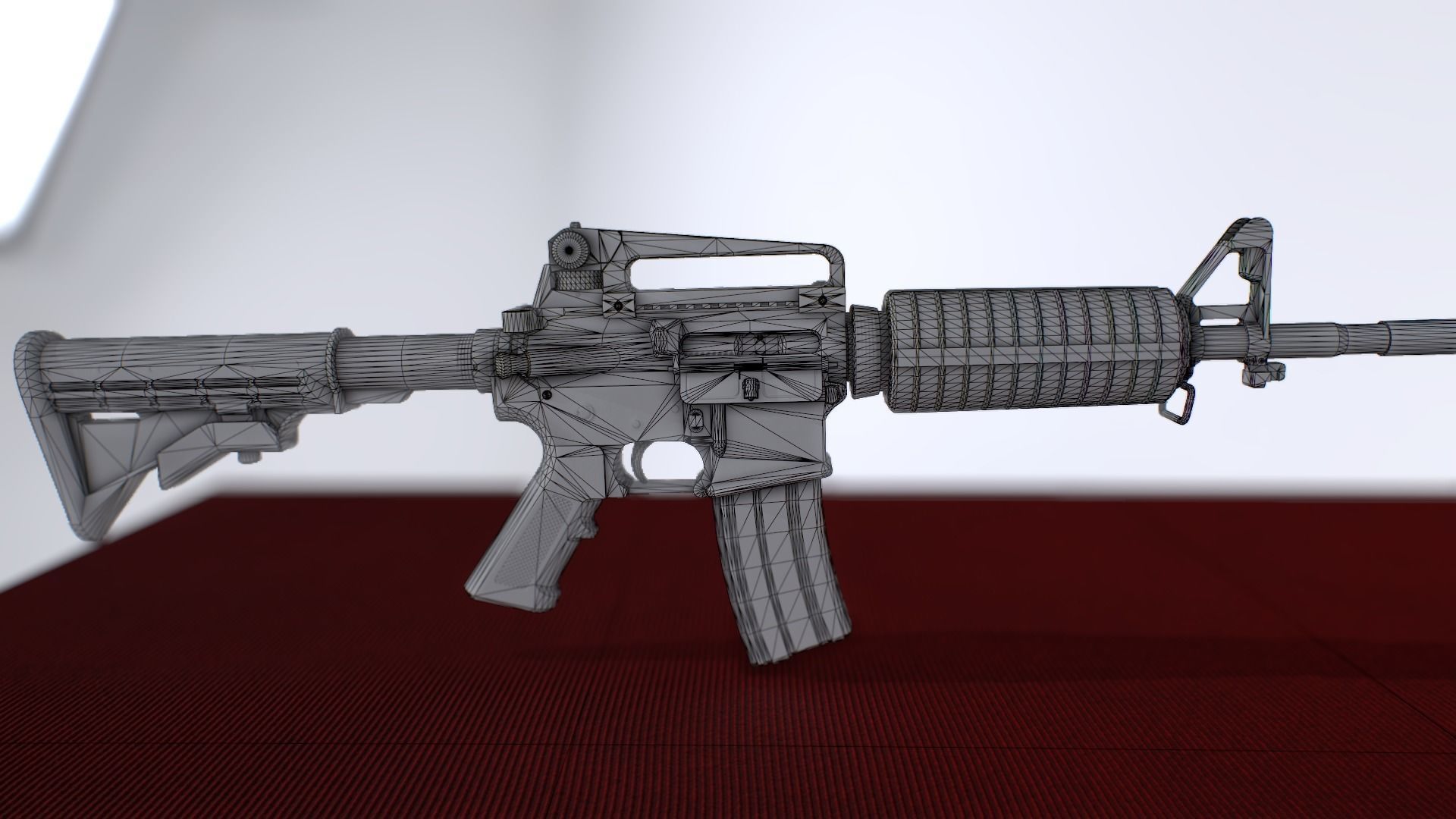 3D model M4A1 Rifle VR / AR / low-poly | CGTrader