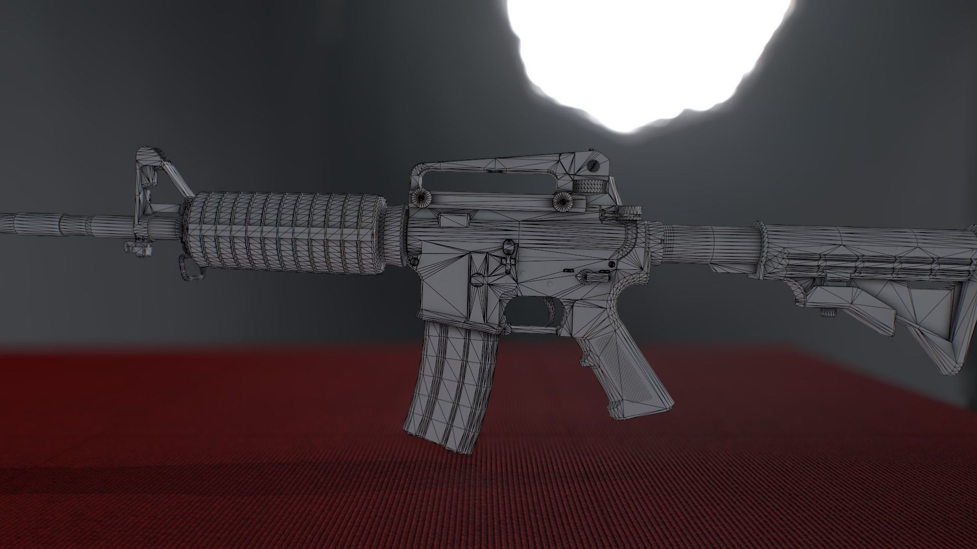 3D model M4A1 Rifle VR / AR / low-poly | CGTrader
