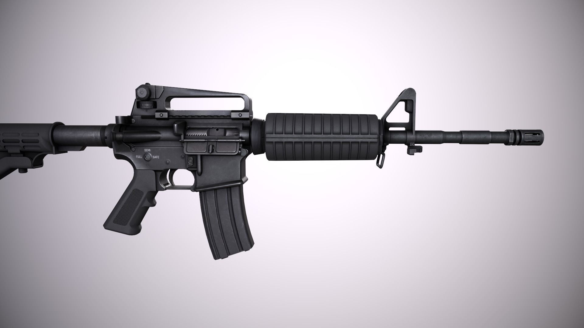 3D model M4A1 Rifle VR / AR / low-poly | CGTrader