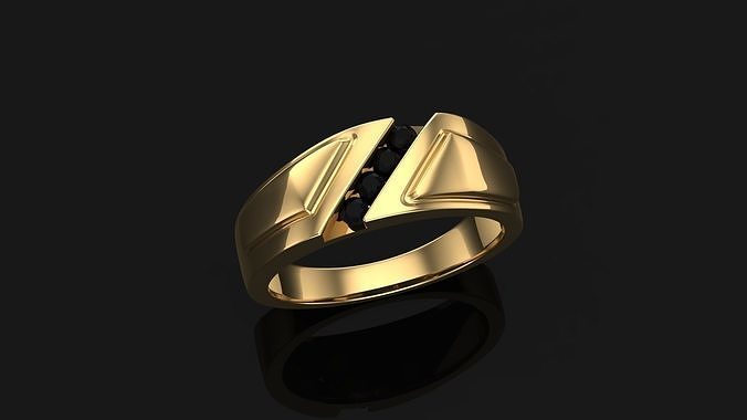 Man Ring 3D model 3D printable | CGTrader