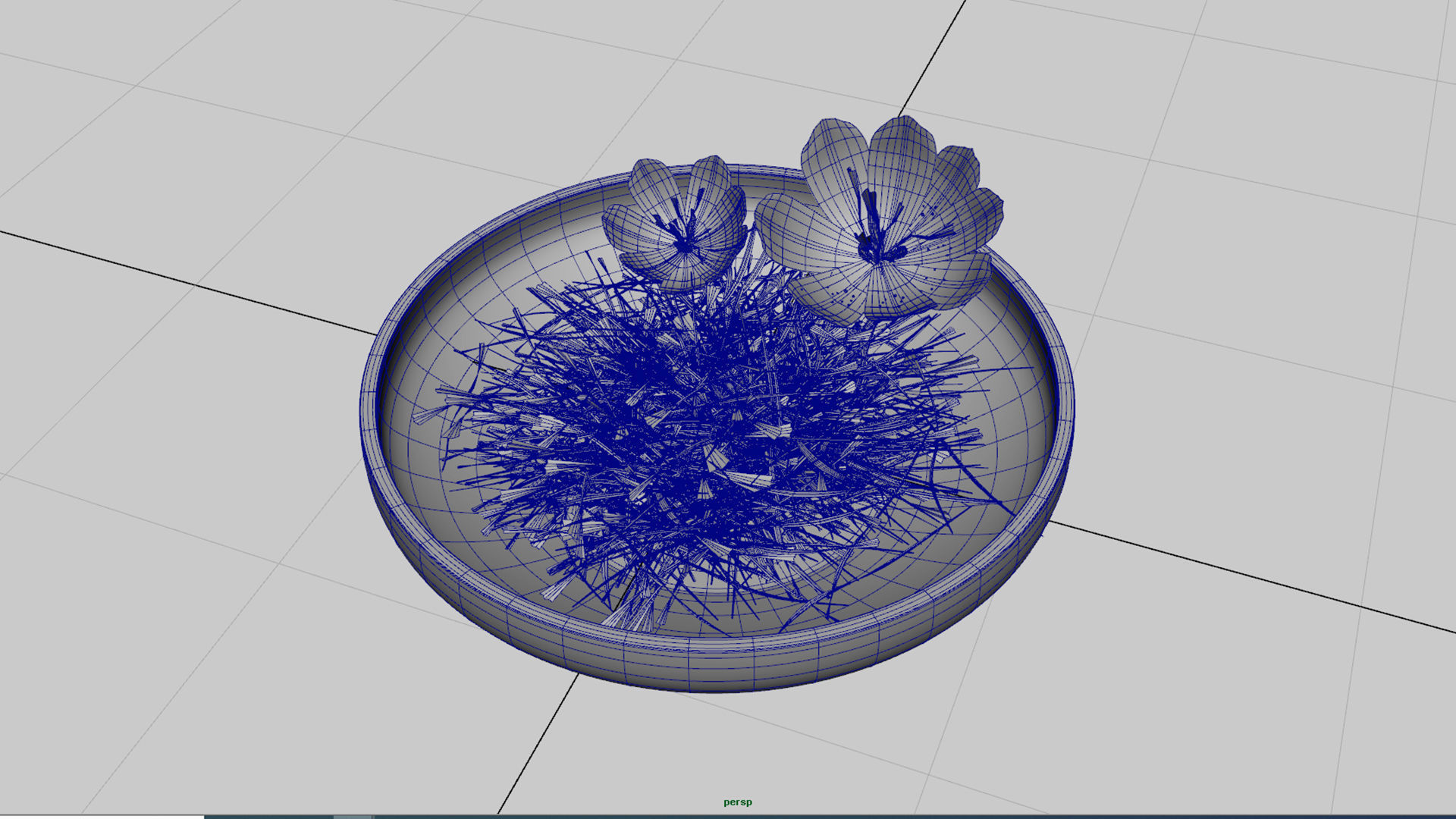 saffron flower threads 3D model | CGTrader