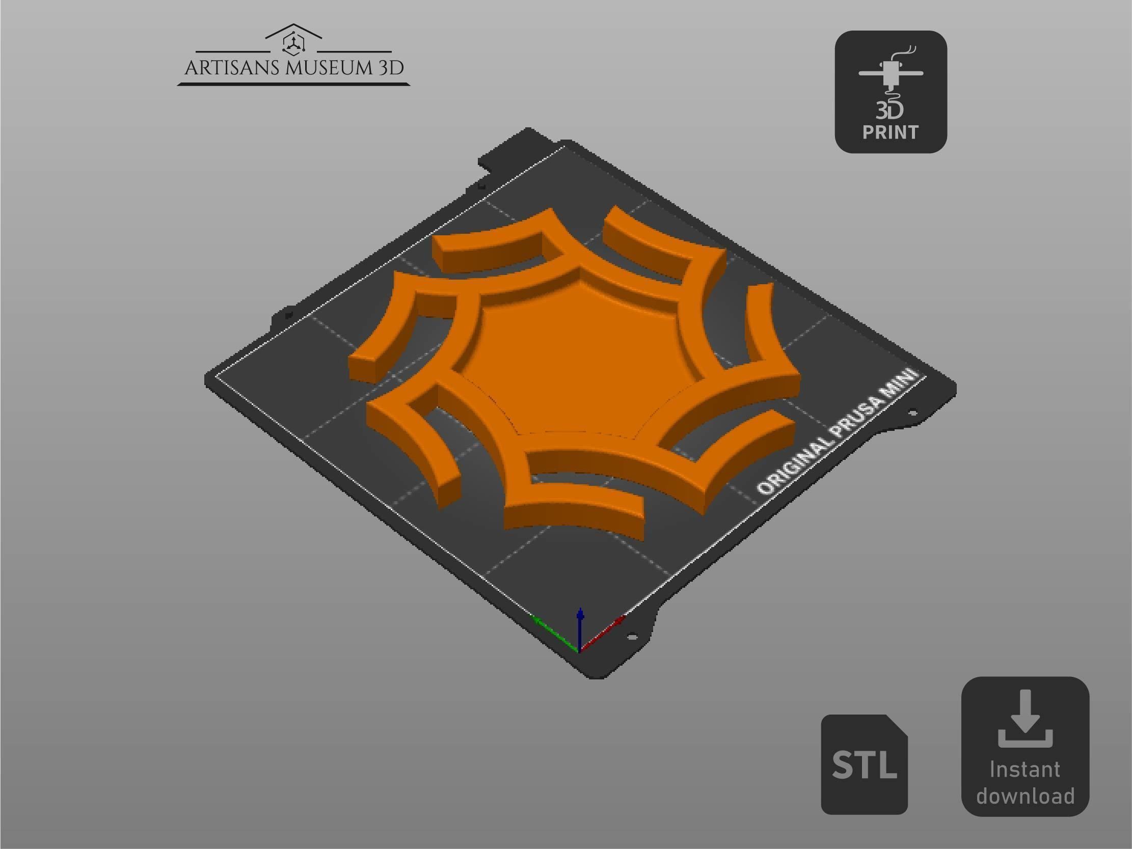 Round Tray V4 Files for CNC and 3D Printer DXF STL 3D model 3D ...