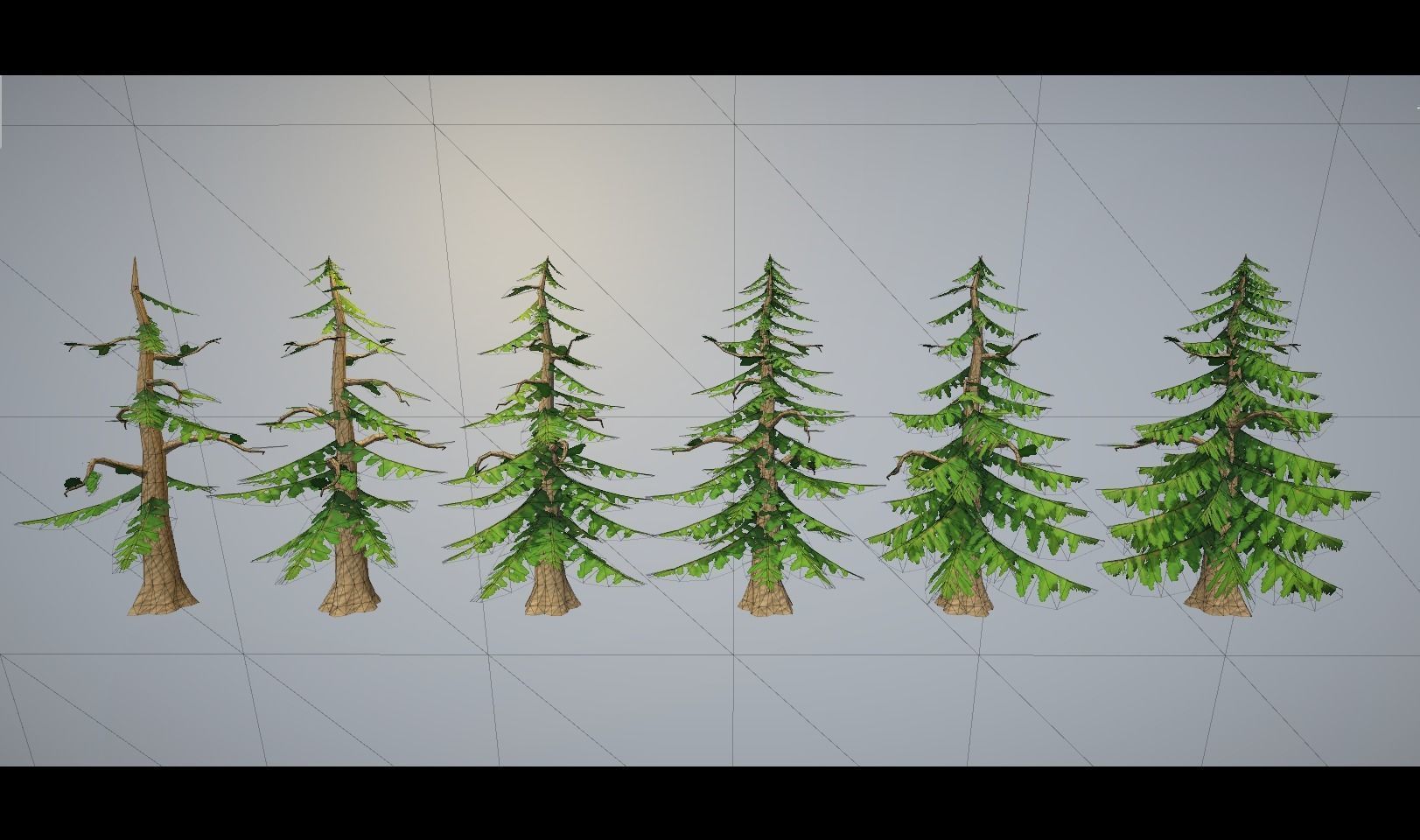 3D model Lowpoly Stylized Fir Pinetree VR / AR / low-poly | CGTrader