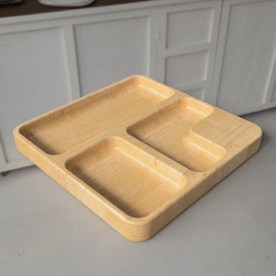 Free Square Tray V1 Files for CNC and 3D Printer DXF STL free 3D model ...