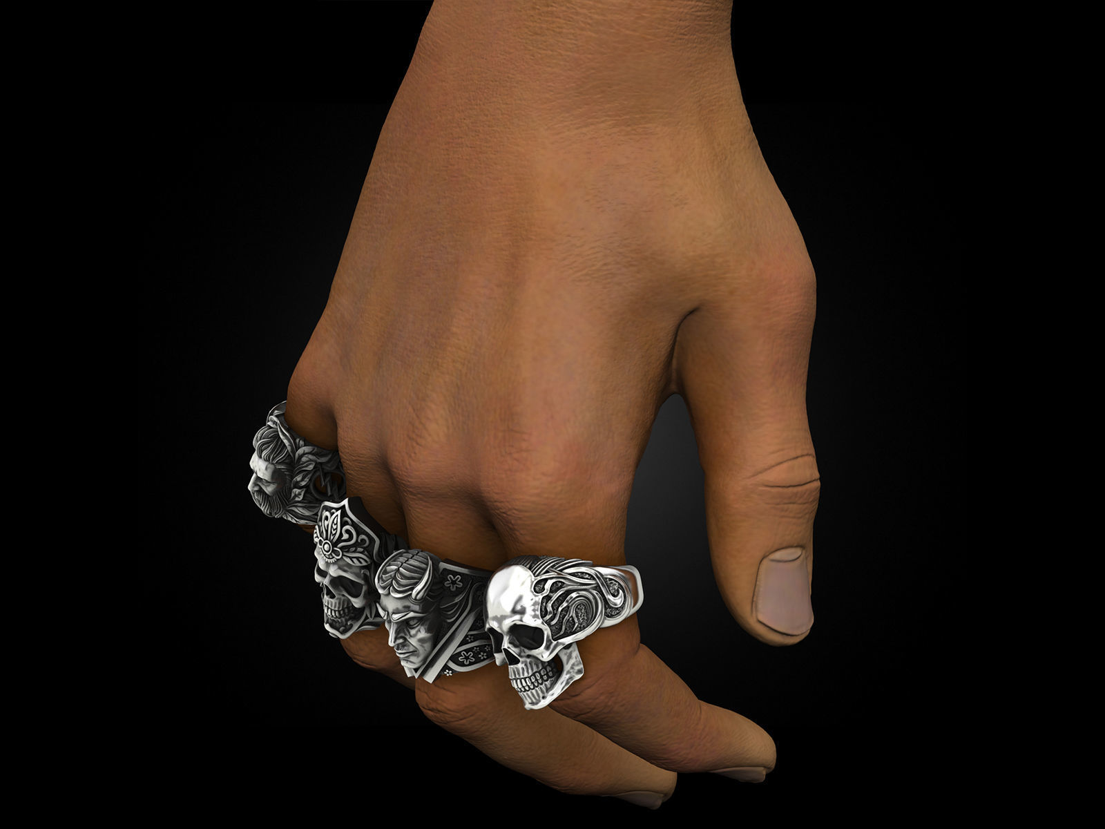 Collection Mythic Rings Part1 | CGTrader