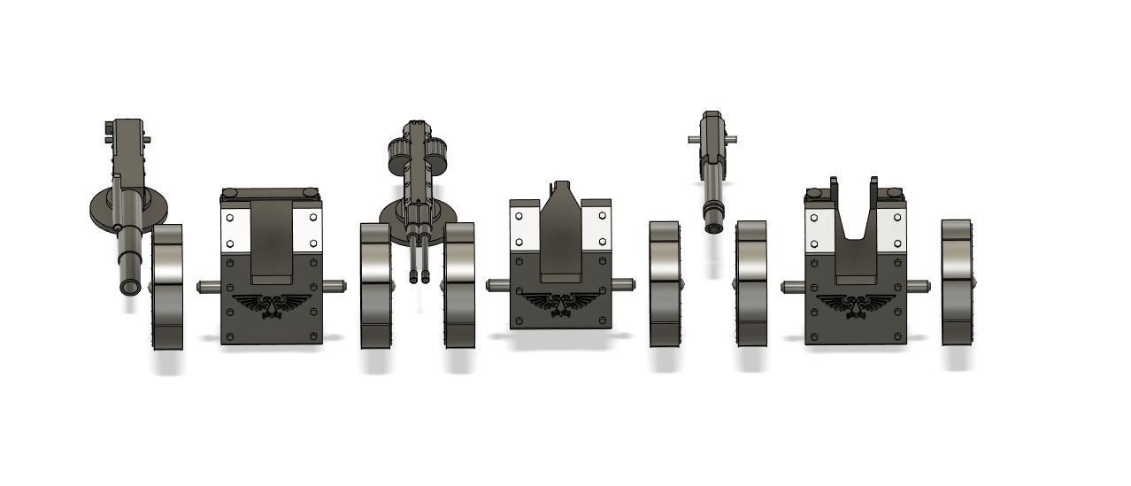 Imperial Of Man Weapons Platforms 3D model 3D printable | CGTrader