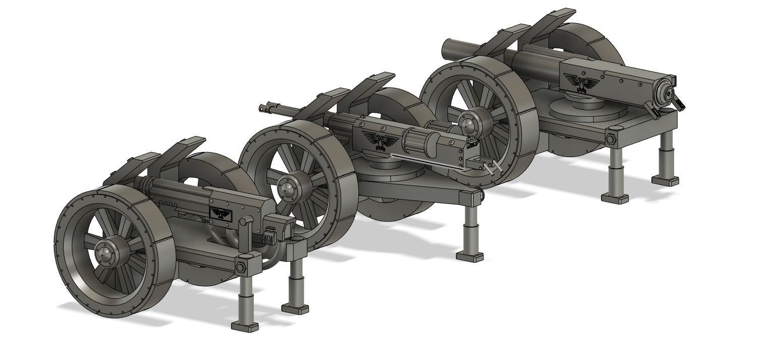 Imperial Of Man Weapons Platforms 3D model 3D printable | CGTrader