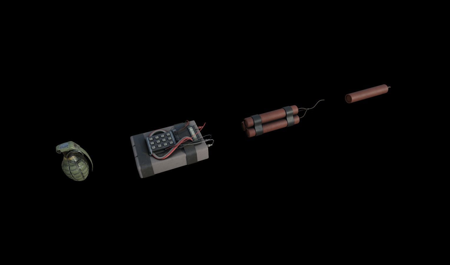 3D model Military Props Pack VR / AR / low-poly | CGTrader