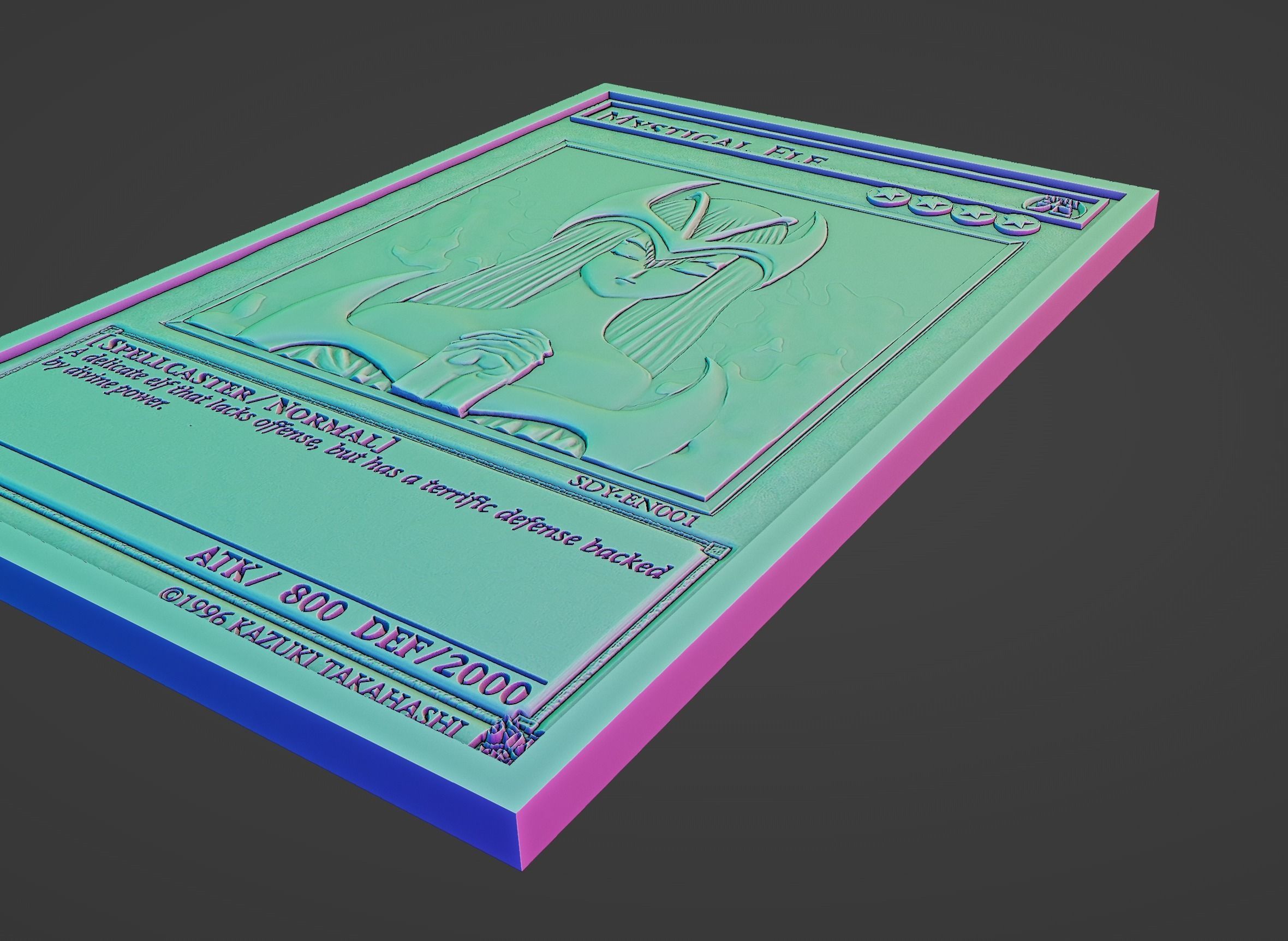 mystical elf - yugioh 3D model 3D printable | CGTrader