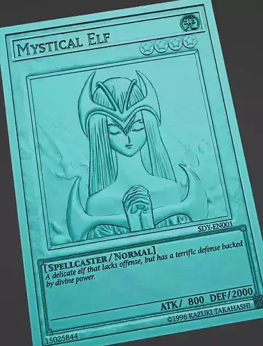 mystical elf - yugioh 3D model 3D printable | CGTrader