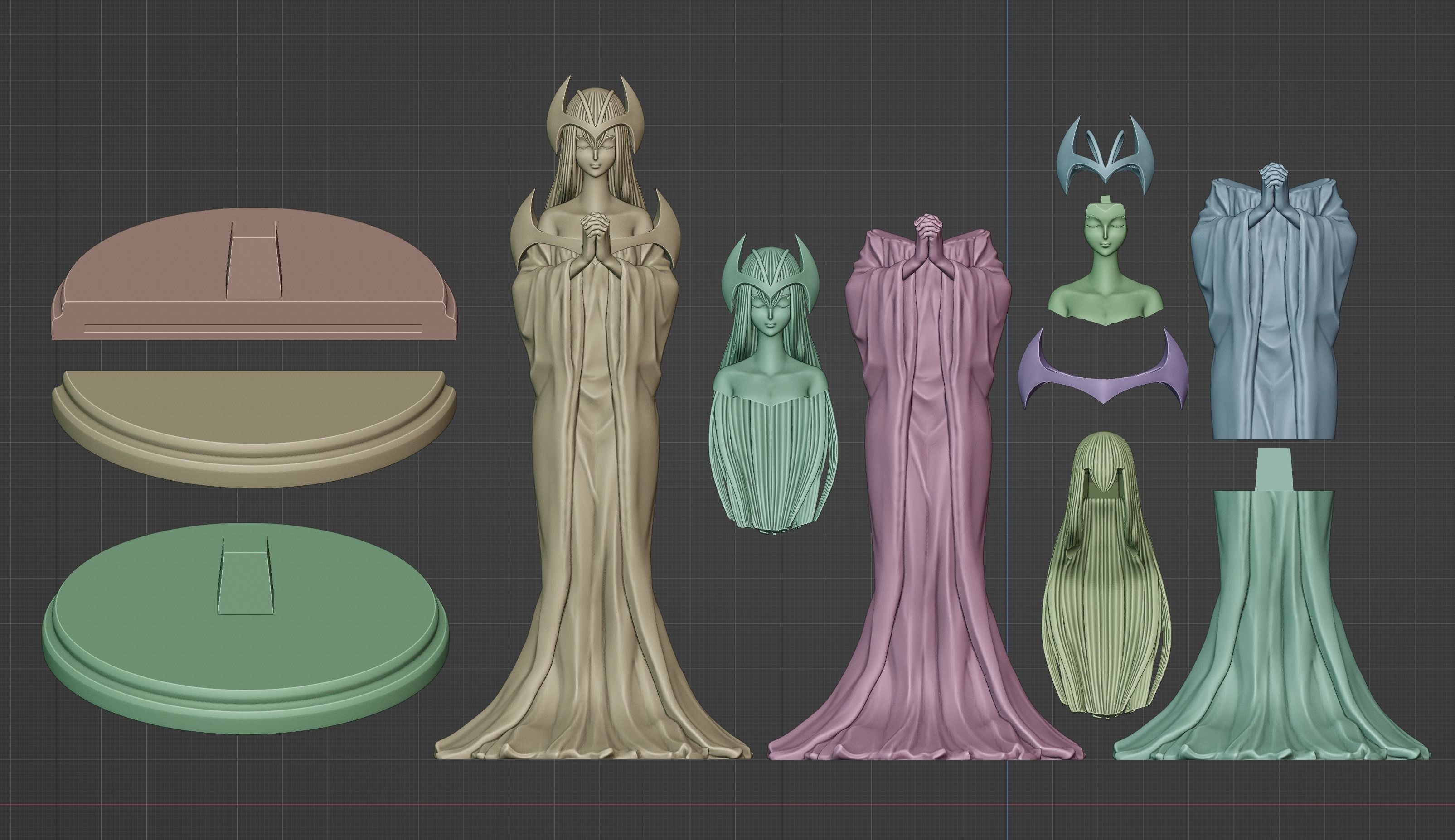 mystical elf figure - yugioh 3D model 3D printable | CGTrader