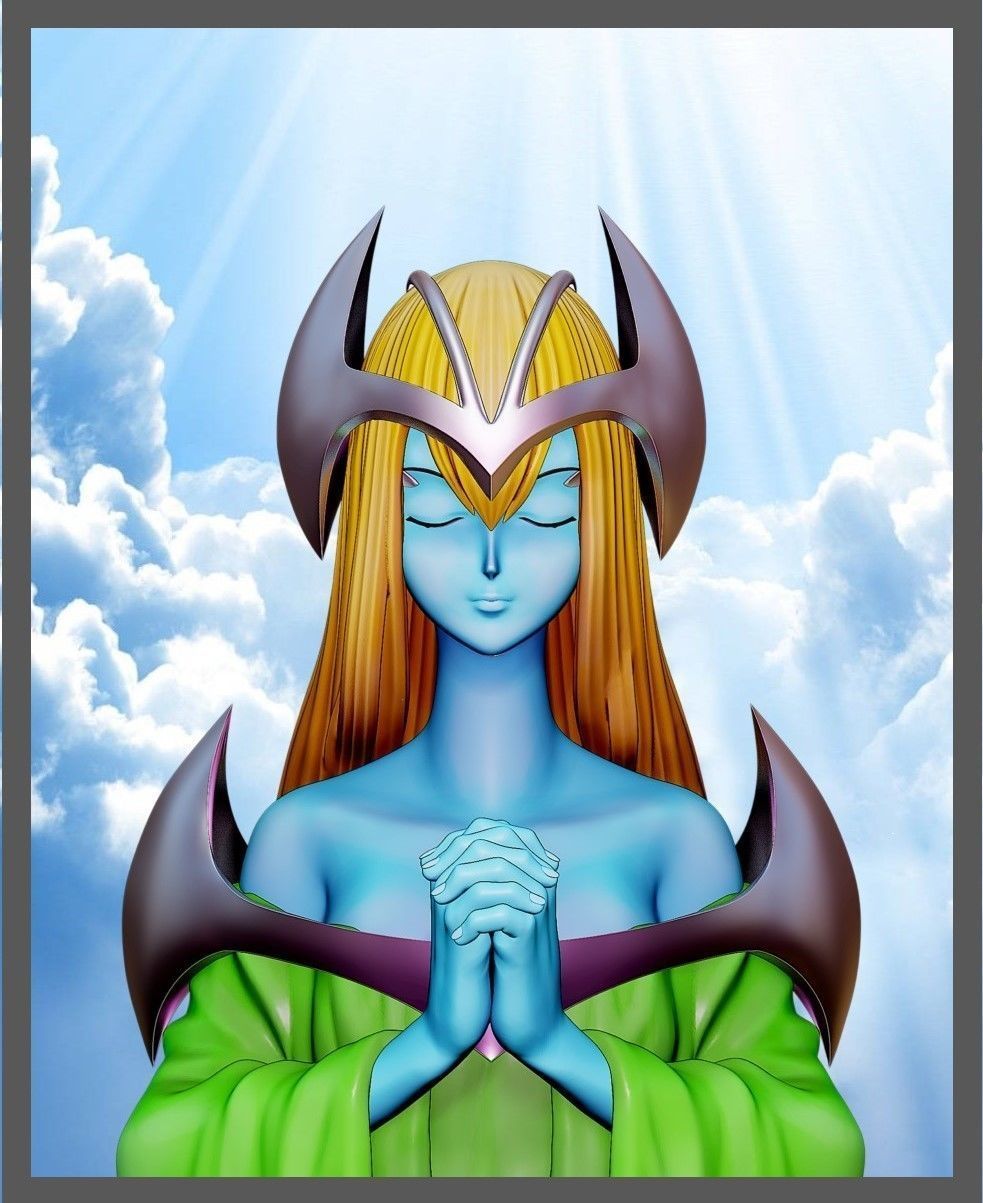 mystical elf figure - yugioh 3D model 3D printable | CGTrader